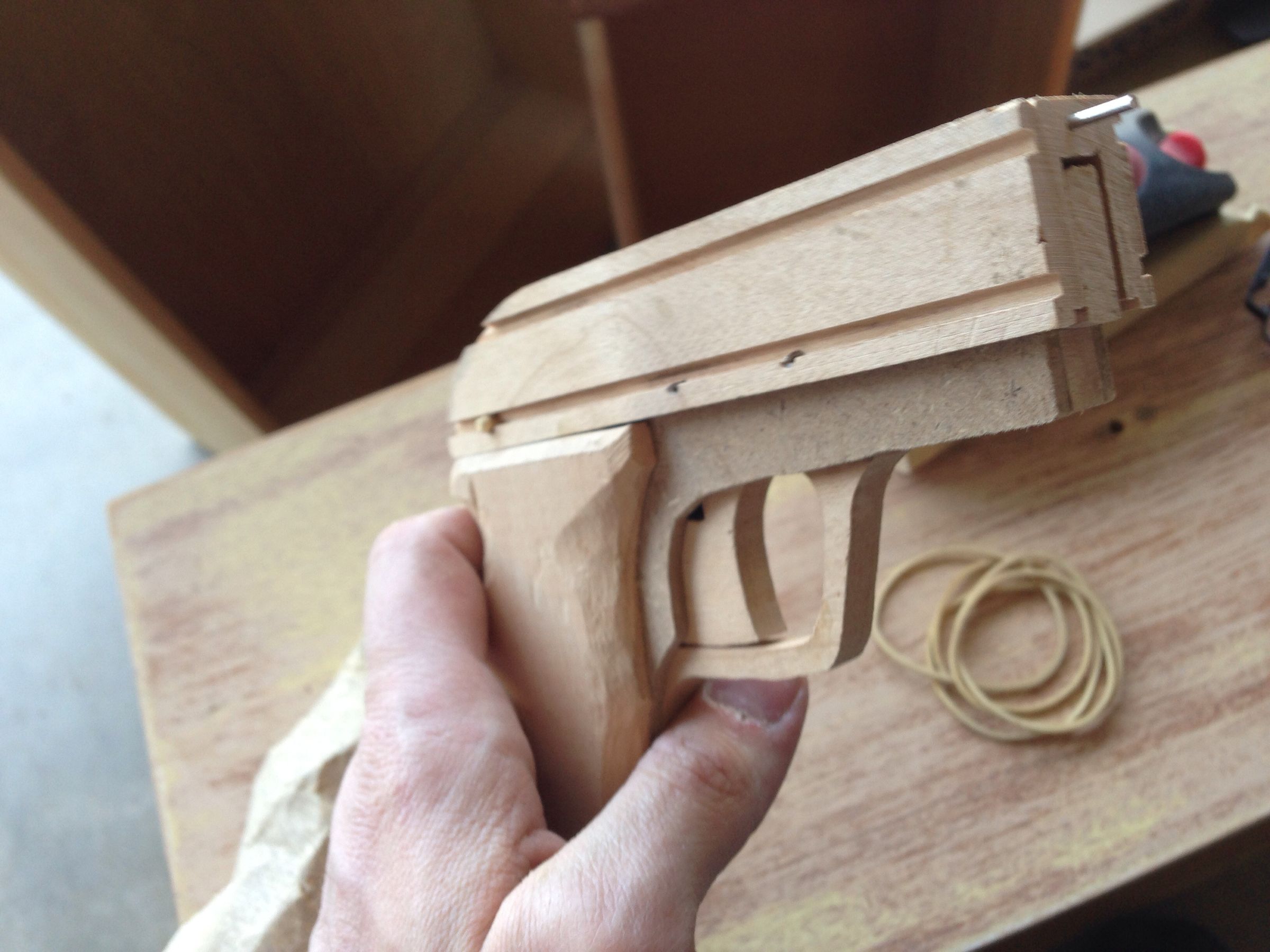 Wooden Rubber Band Gun : 7 Steps (with Pictures) - Instructables