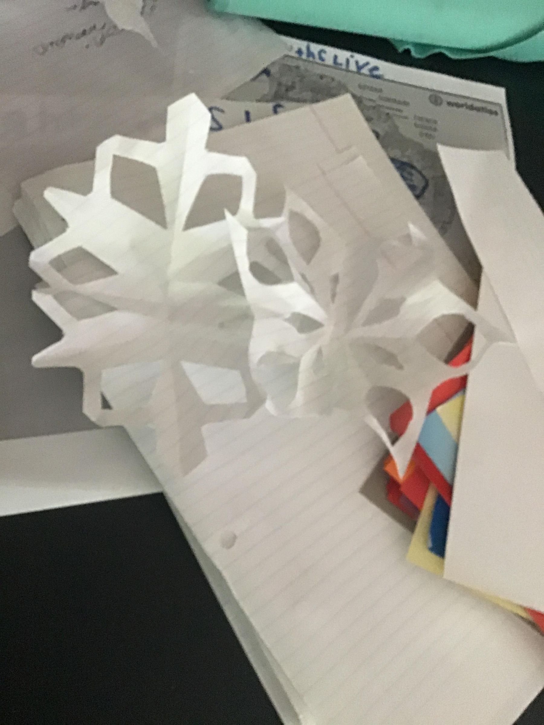 How to Make 6-Pointed Paper Snowflakes : 11 Steps (with Pictures ...