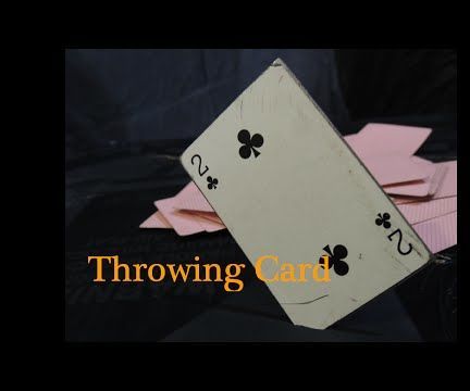 How to Make a Bladed Throwing Card - Instructables