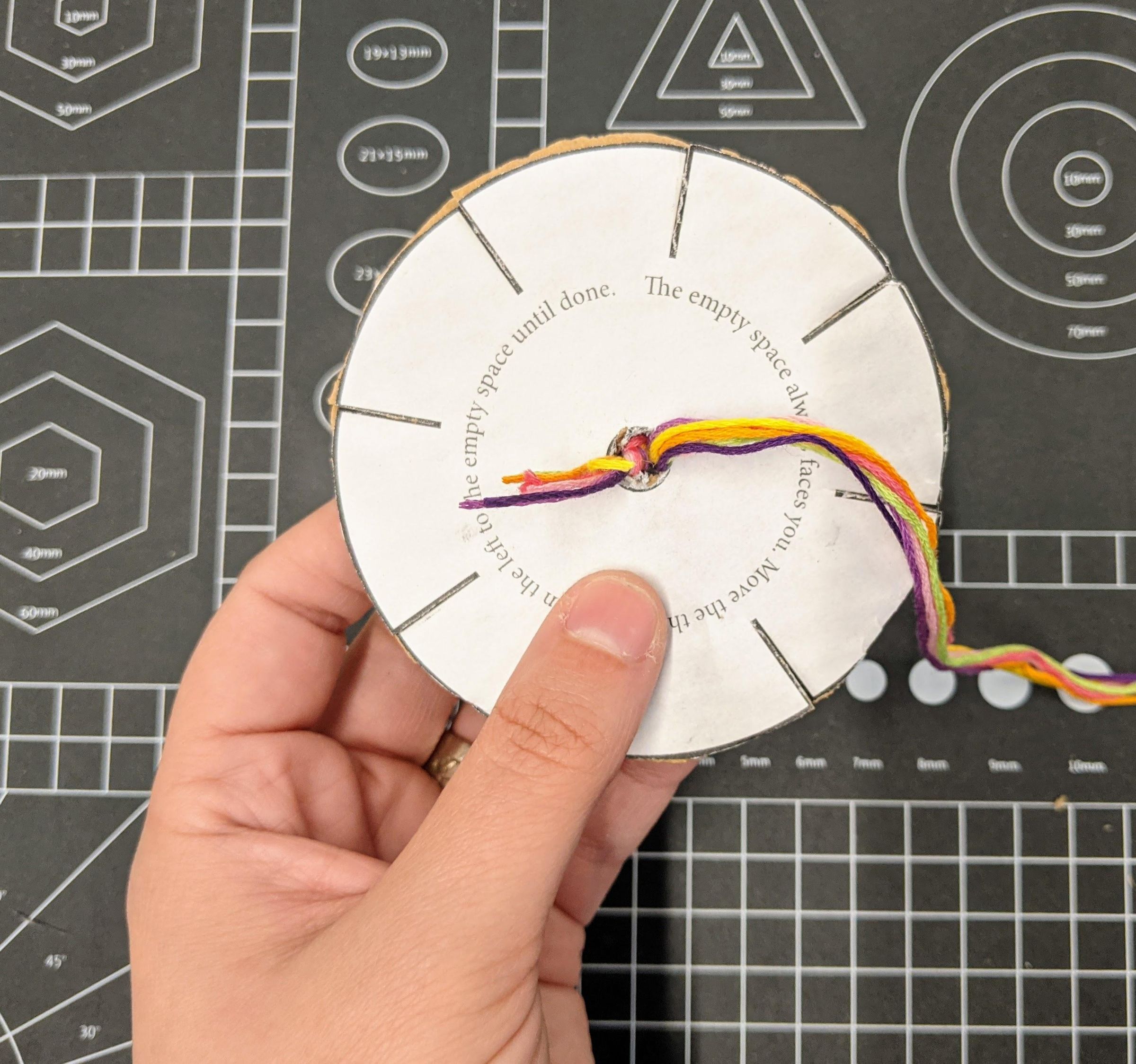 Cardboard Loom Friendship Bracelet : 7 Steps (with Pictures ...