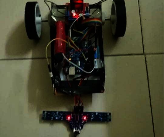 Line Follower Bot Using Ir Sensor Array 4 Steps Instructables