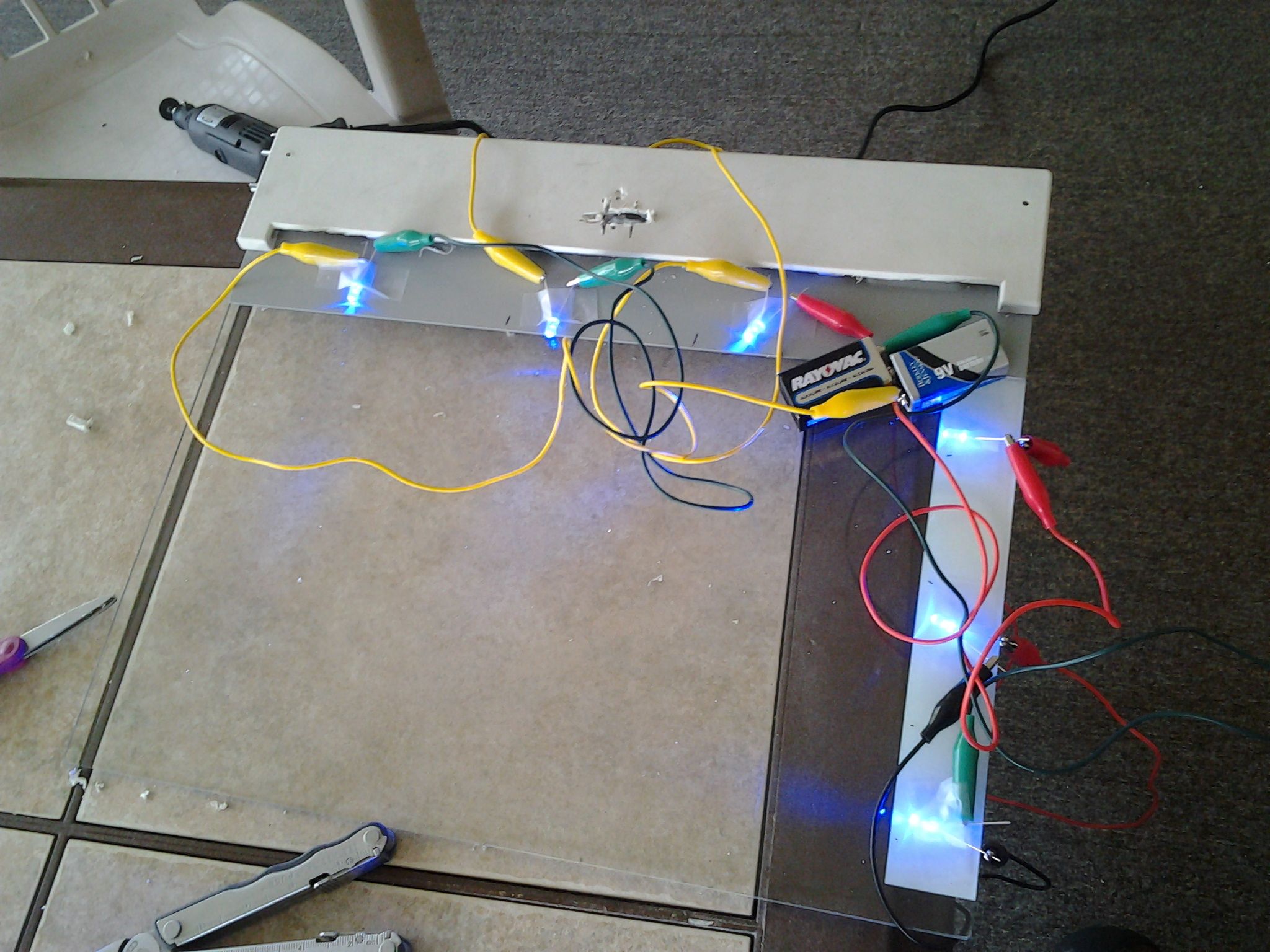 LED Backlit Glass Whiteboard : 4 Steps - Instructables