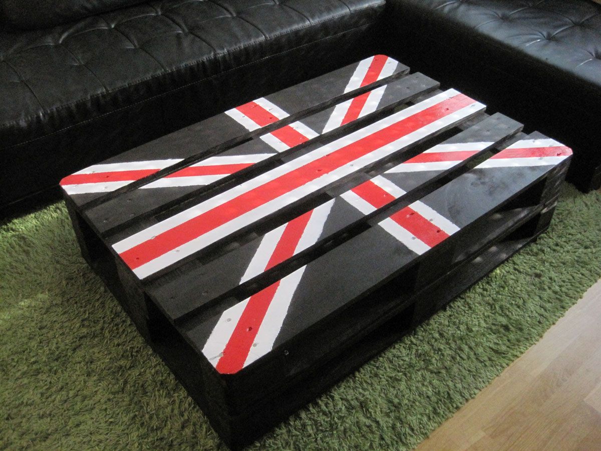 "Union Jack" Palette Table : 3 Steps (with Pictures) - Instructables