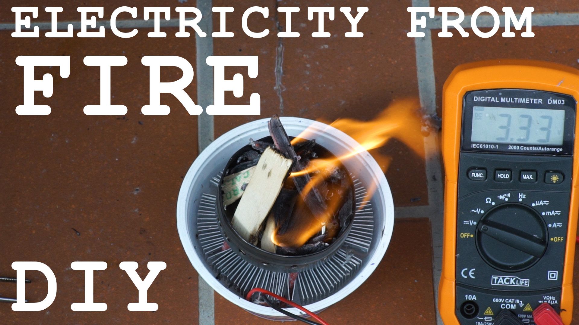 Electricity From Fire : 14 Steps (with Pictures) - Instructables