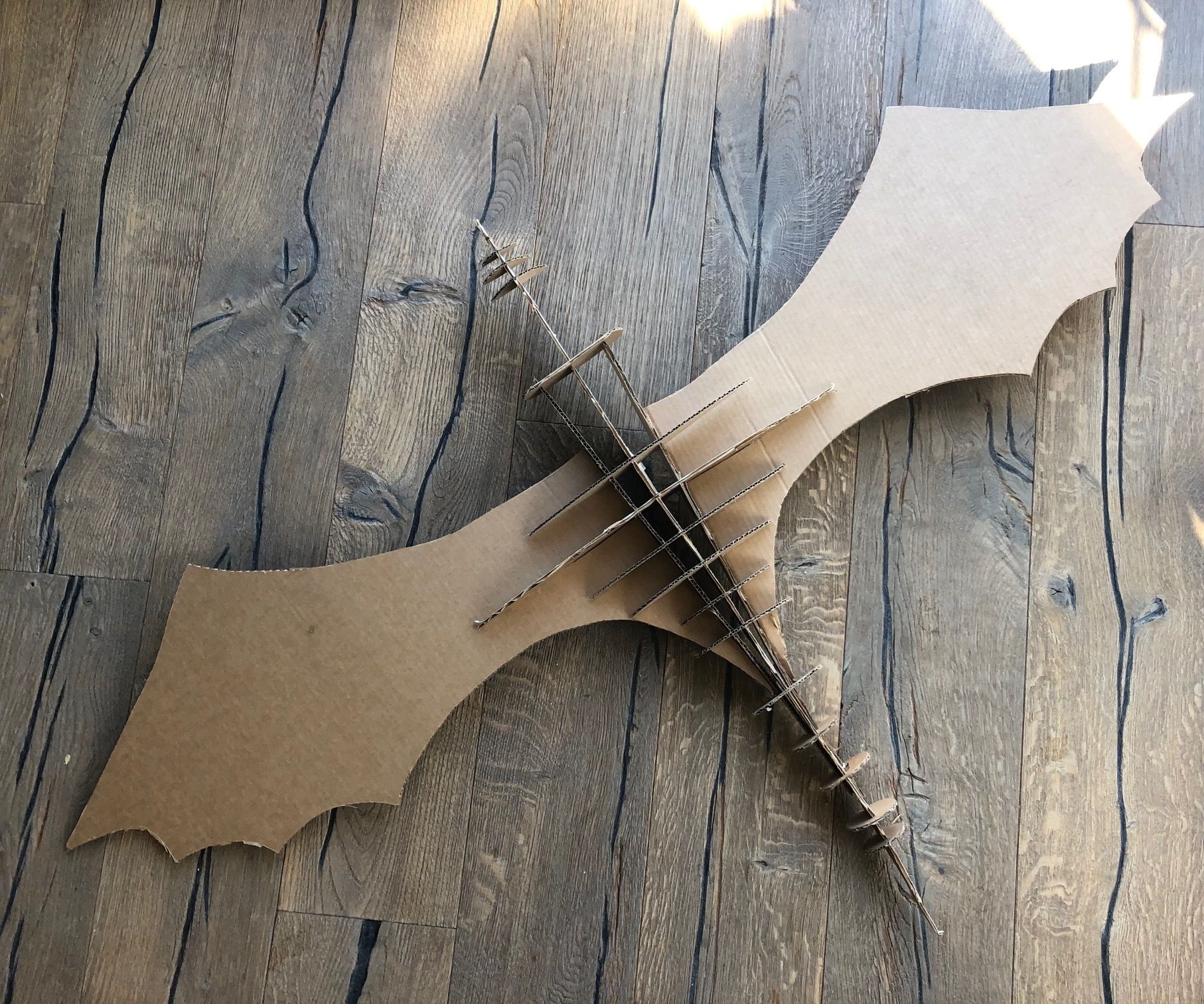Cardboard Dragon 4 Steps Instructables