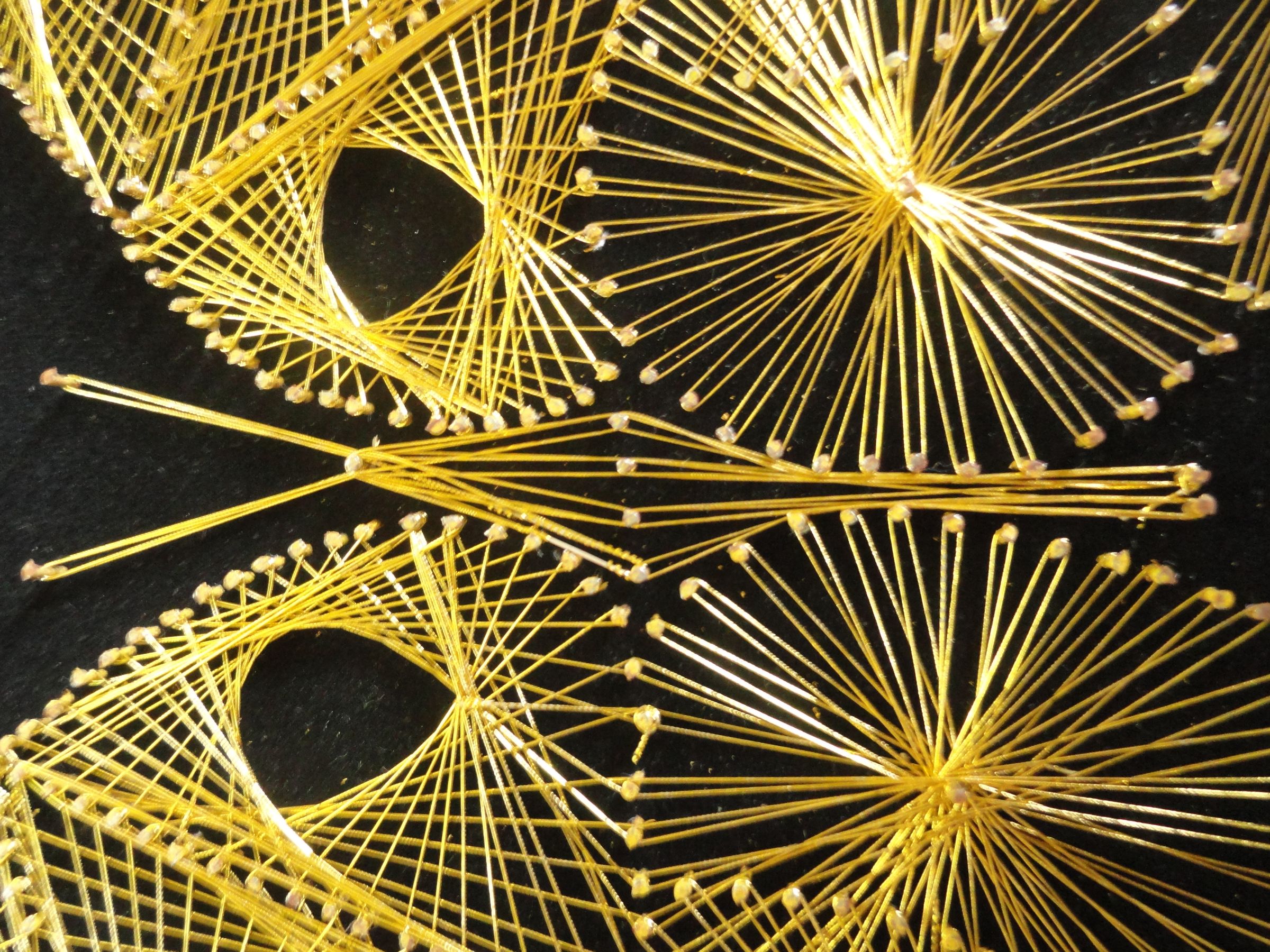 String Butterfly ( String - Nail Art ) : 9 Steps (with Pictures ...