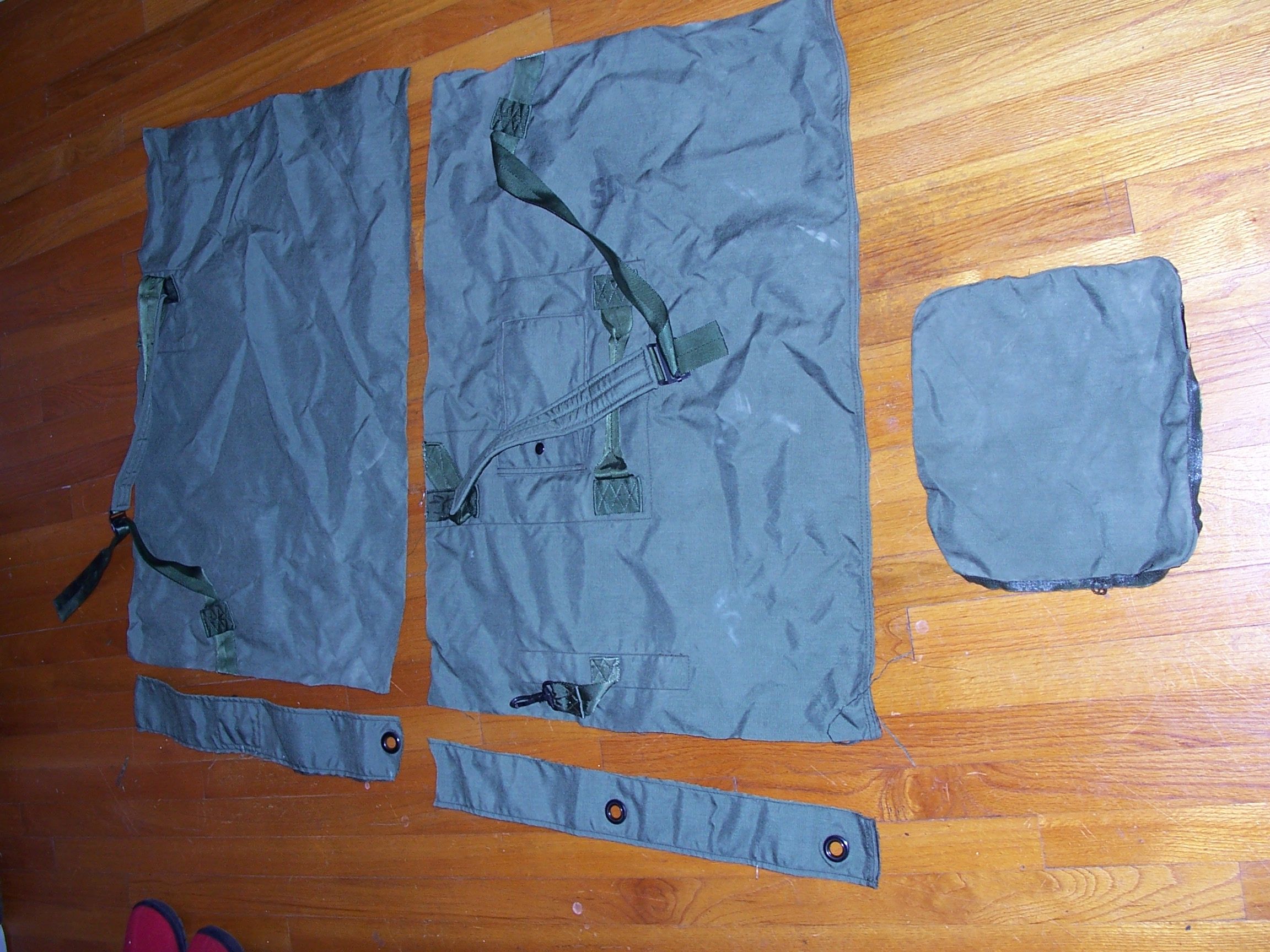 How to Make a Pretty Nice Lined Gun Case From an Old Army Dufflebag and ...