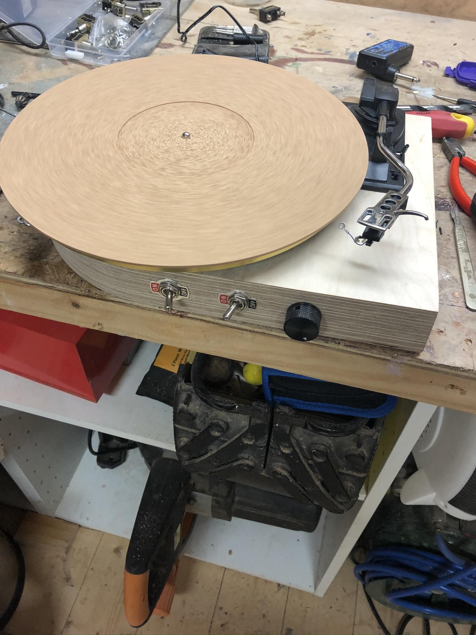 Economy Plywood Turntable : 5 Steps (with Pictures) - Instructables