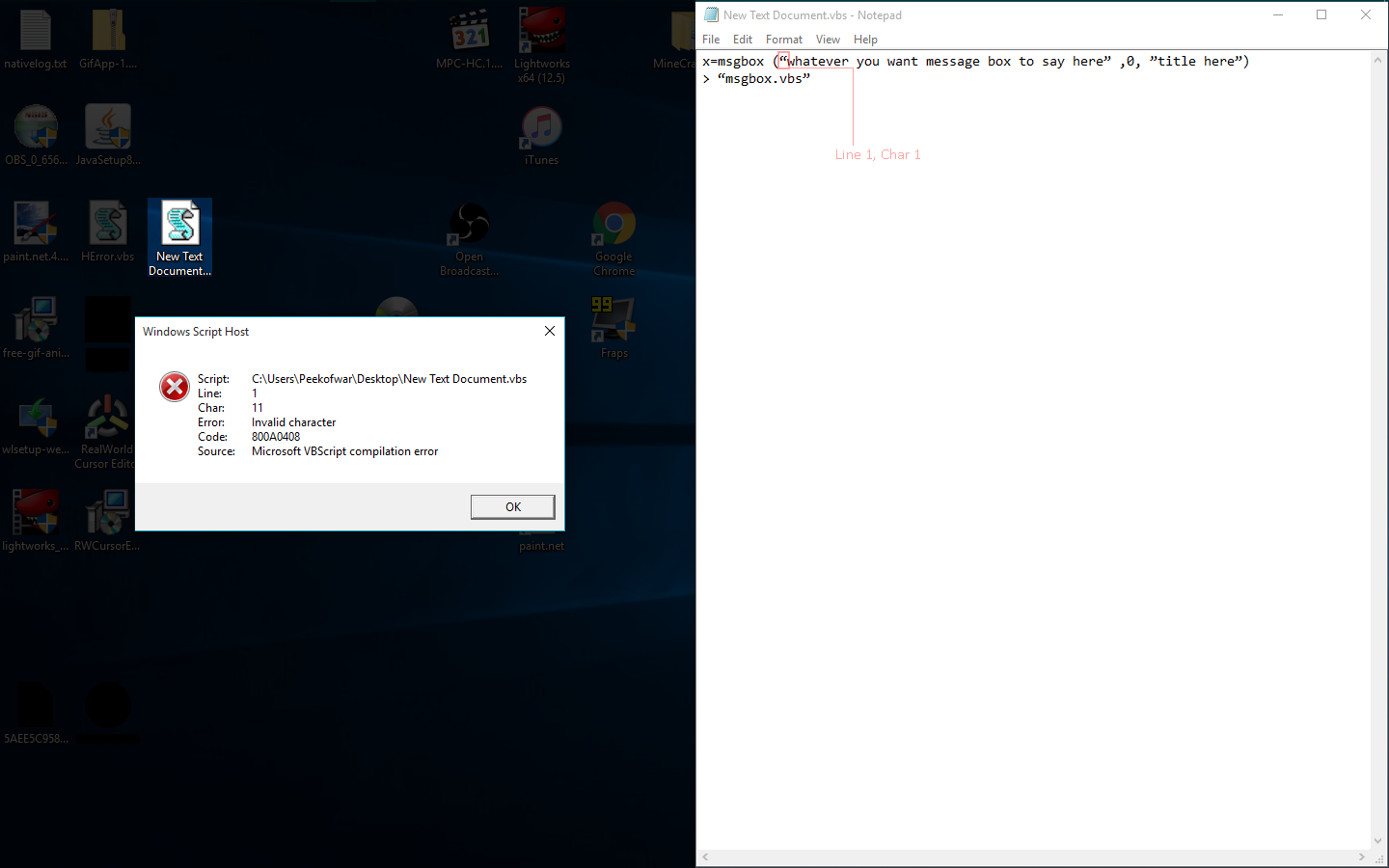 How to Make a Message Box in Notepad : 3 Steps - Instructables
