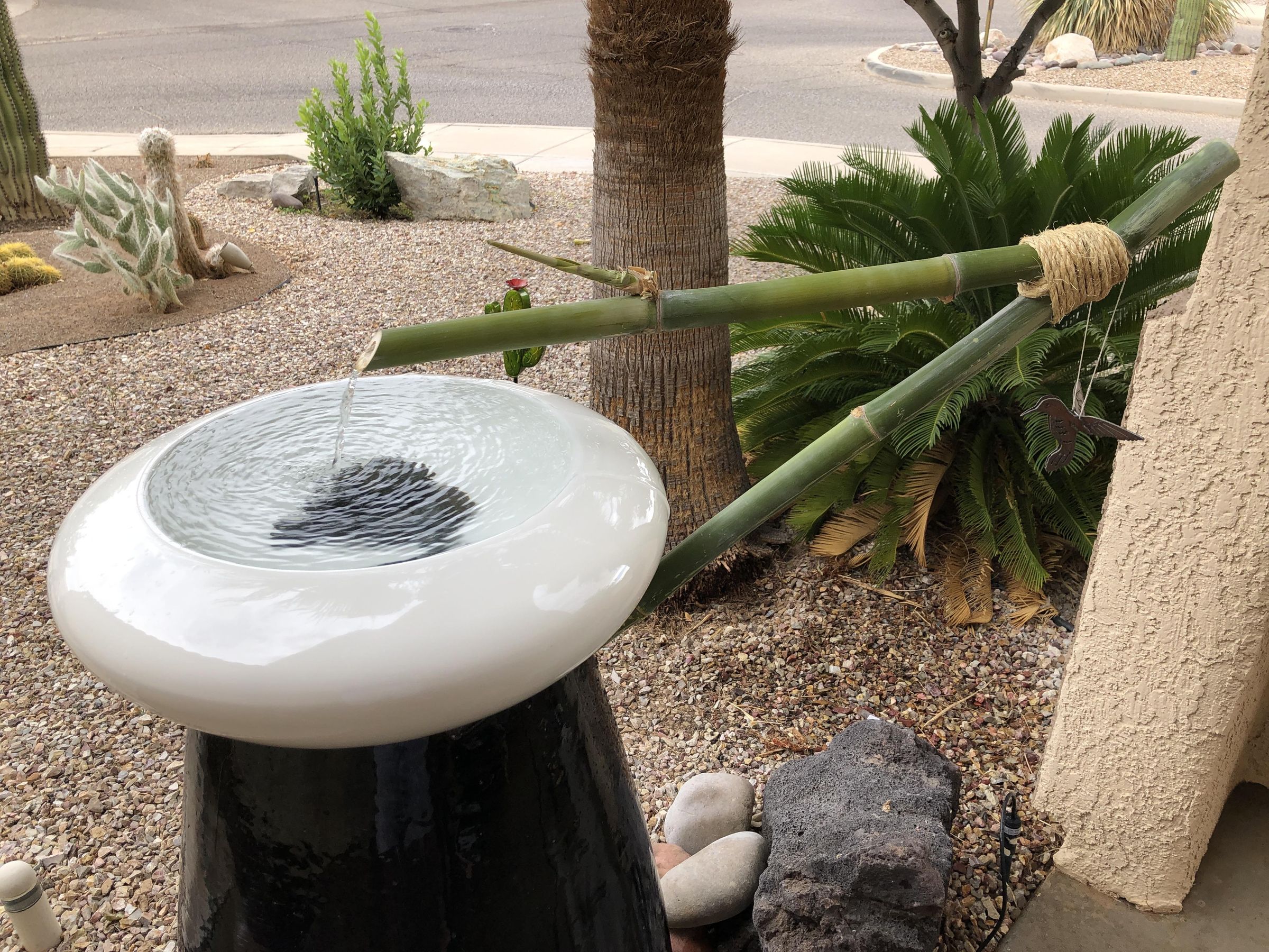 Japanese Inspired Self Filling & Cleaning Bird Bath : 13 Steps (with ...