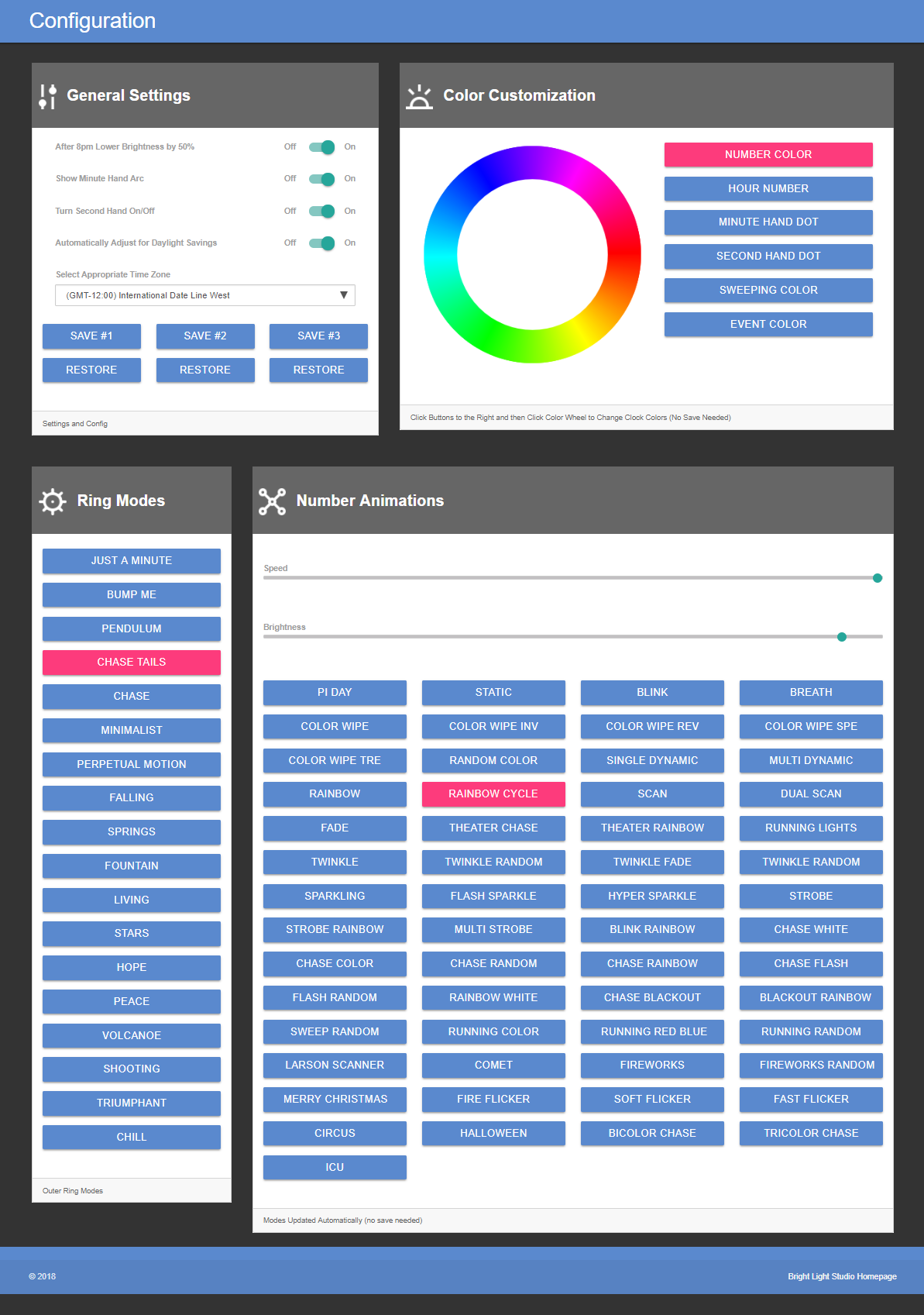 Web-Connected SMART LED Animation Clock With Web-based Control Panel ...