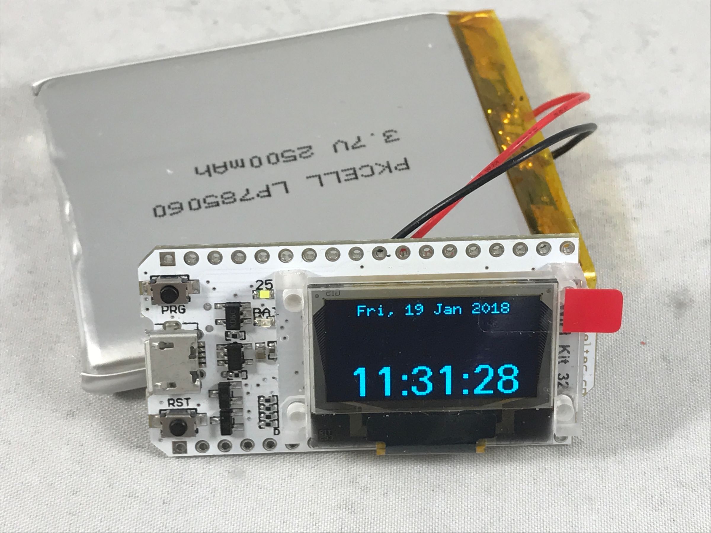 WiFi Kit 32 NTP Clock - Instructables