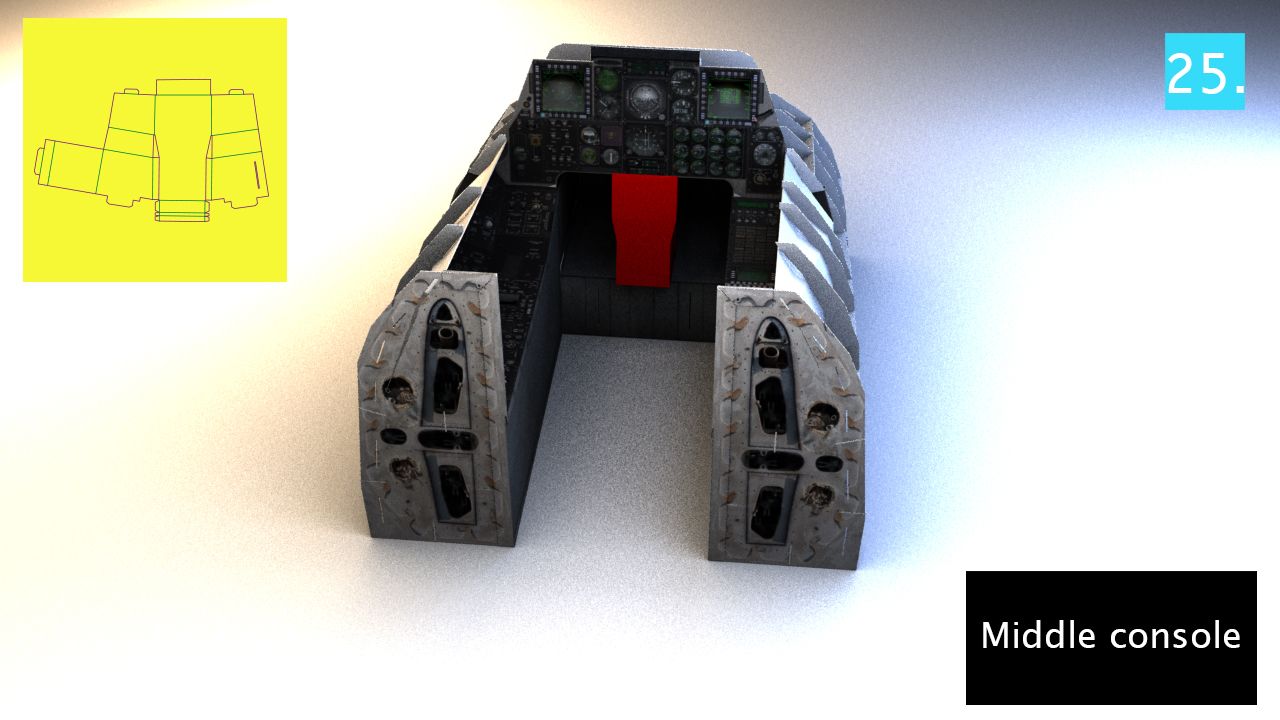 A-10 Jet Aircraft Cardboard Cockpit Replica : 5 Steps (with Pictures ...