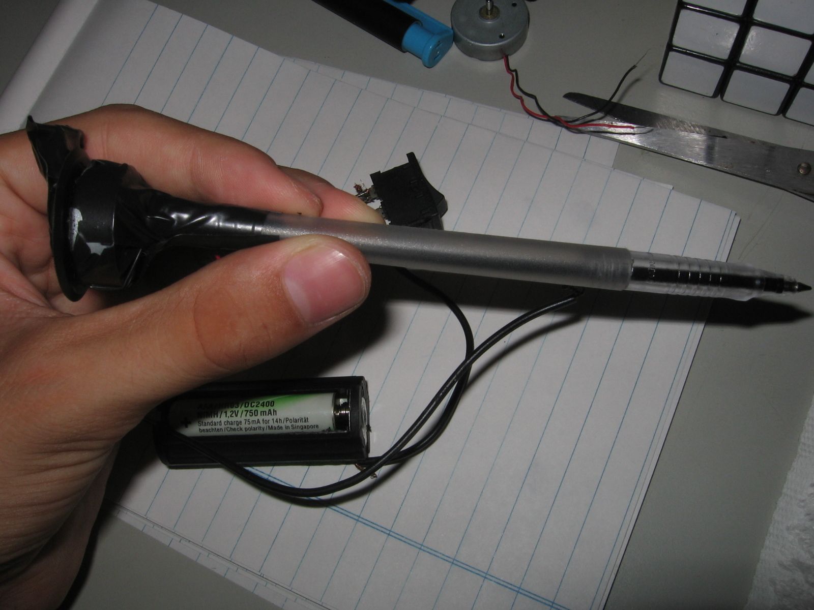 Vibrating Pen : 6 Steps - Instructables