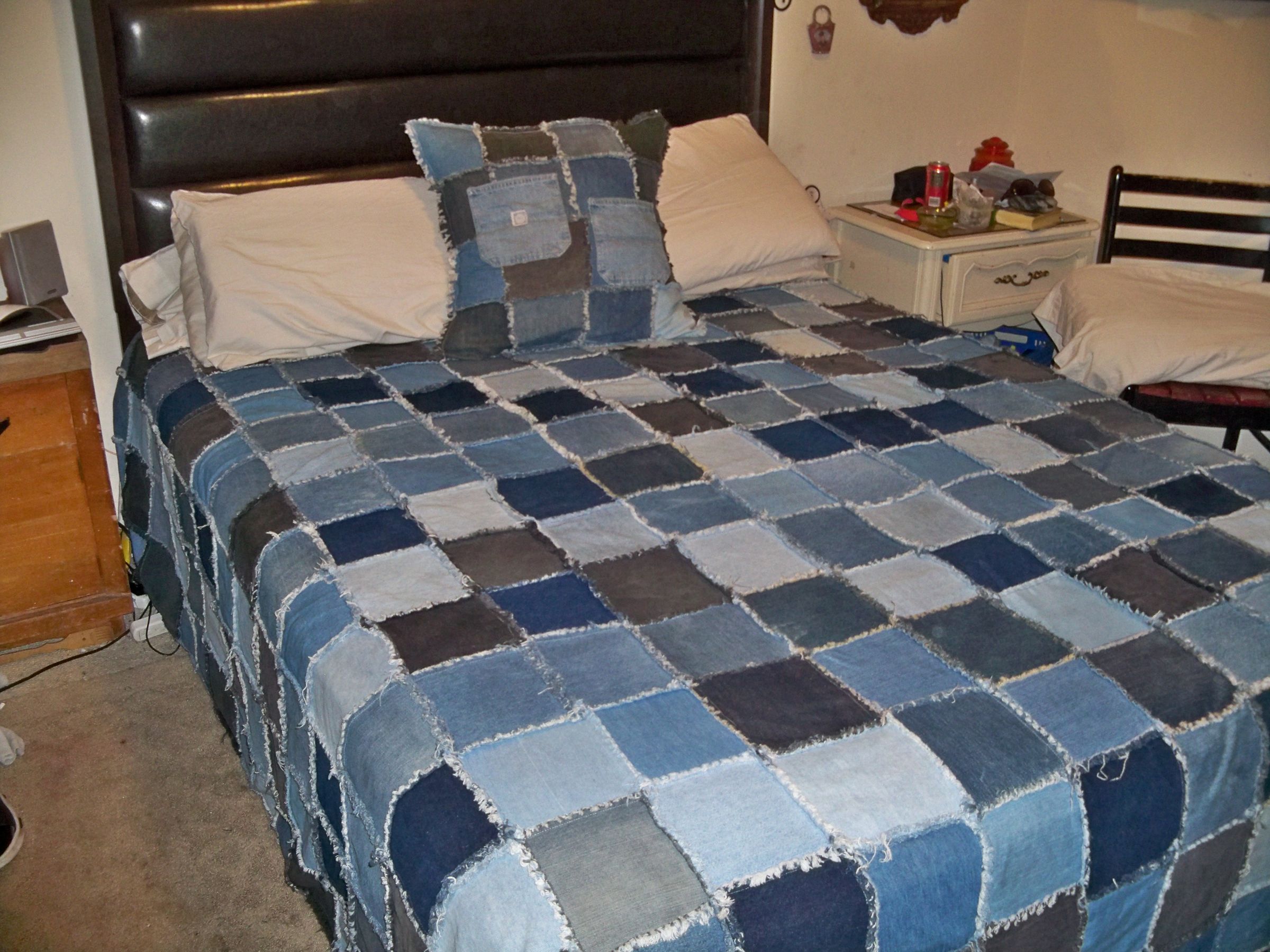Denim Rag Quilt : 17 Steps (with Pictures) - Instructables