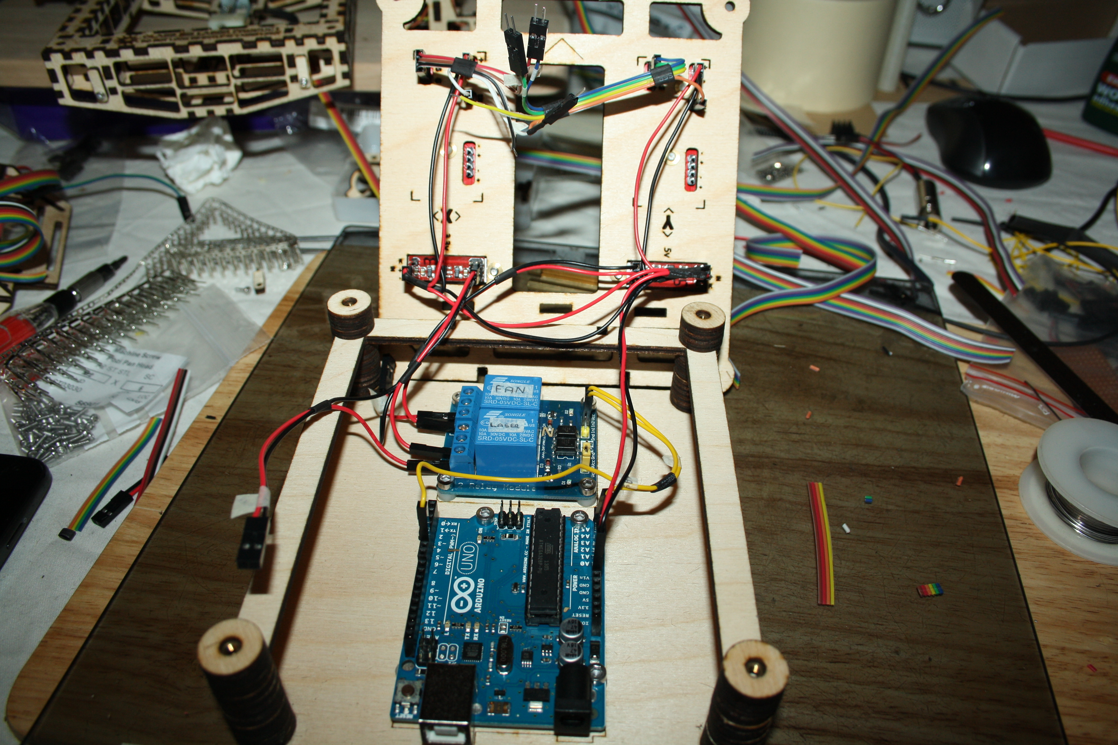 The MicroSlice V1 | a Tiny Arduino Laser Cutter : 10 Steps (with ...