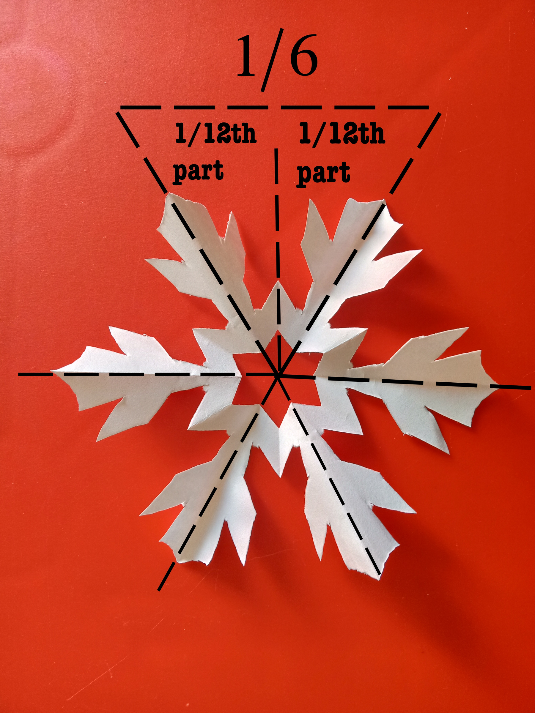 Decorative Paper Snowflakes (6 Pointed) : 8 Steps (with Pictures ...