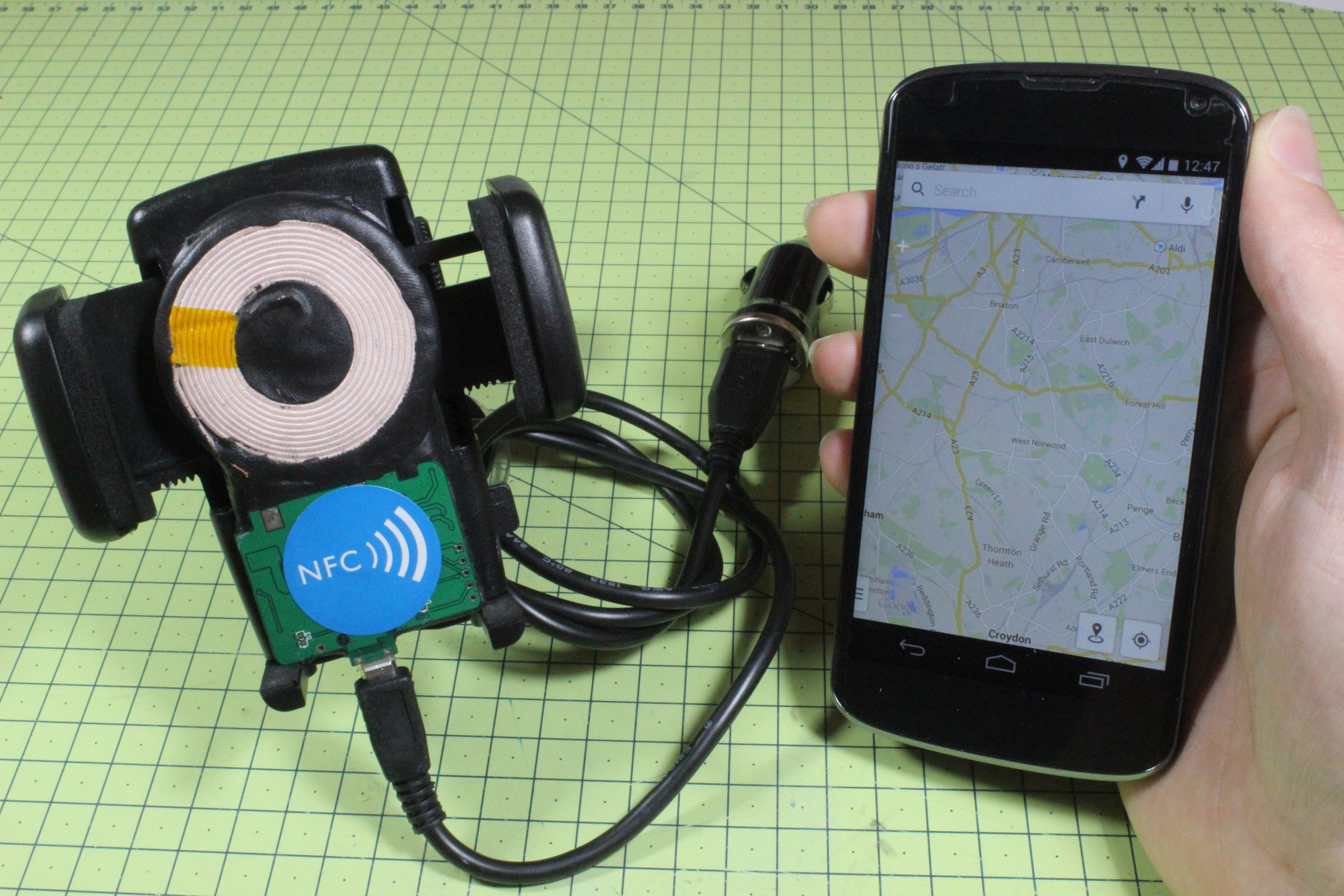 DIY Wireless Charger + NFC Dock for Your Car : 7 Steps (with Pictures ...