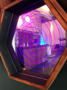 Hexagon Infinity Mirror With LED Lights and Laser Wire : 5 Steps (with ...