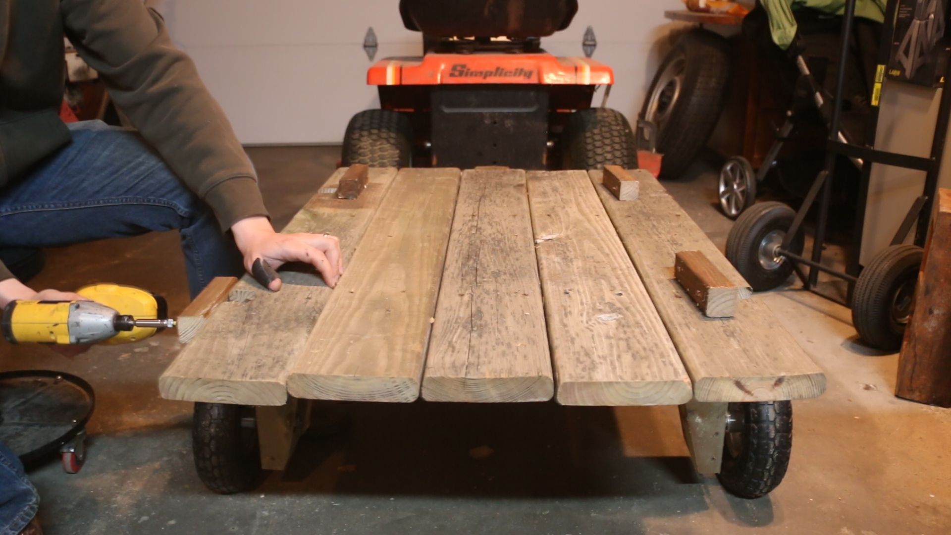 Deck Wood Dump Cart : 7 Steps (with Pictures) - Instructables