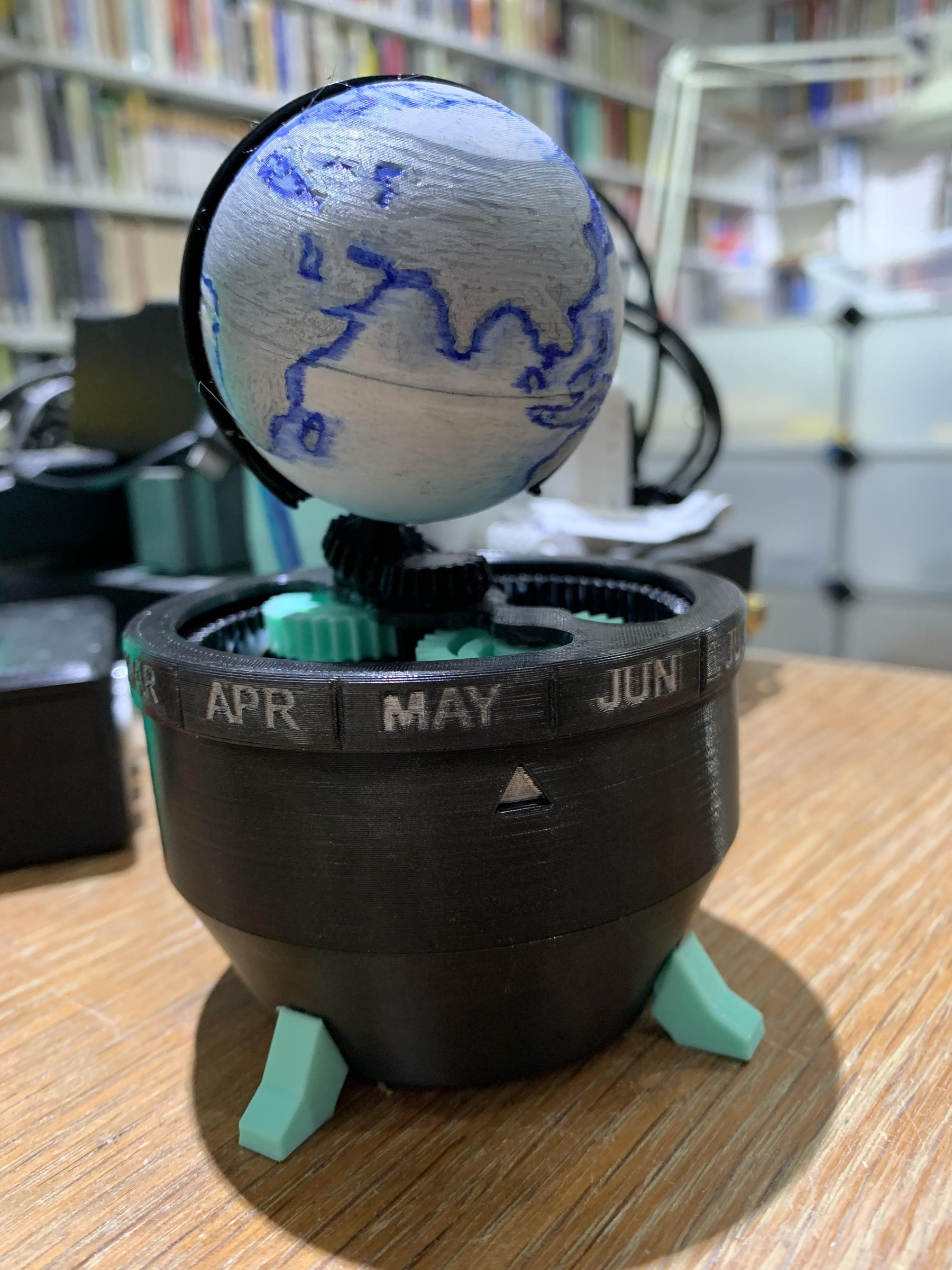 3D Printed Earth Clock : 7 Steps (with Pictures) - Instructables