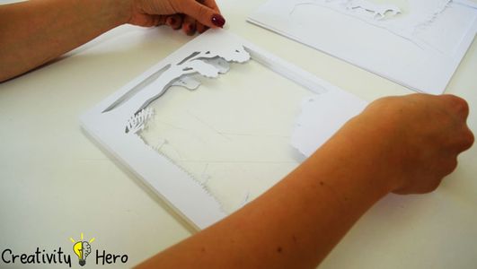 How to Create a 3D Paper Cut Light Box | DIY Project : 12 Steps (with ...