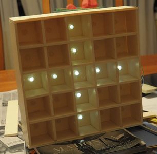 Yet Another Daft Punk Coffee Table (5x5 LED Matrix) : 8 Steps (with ...