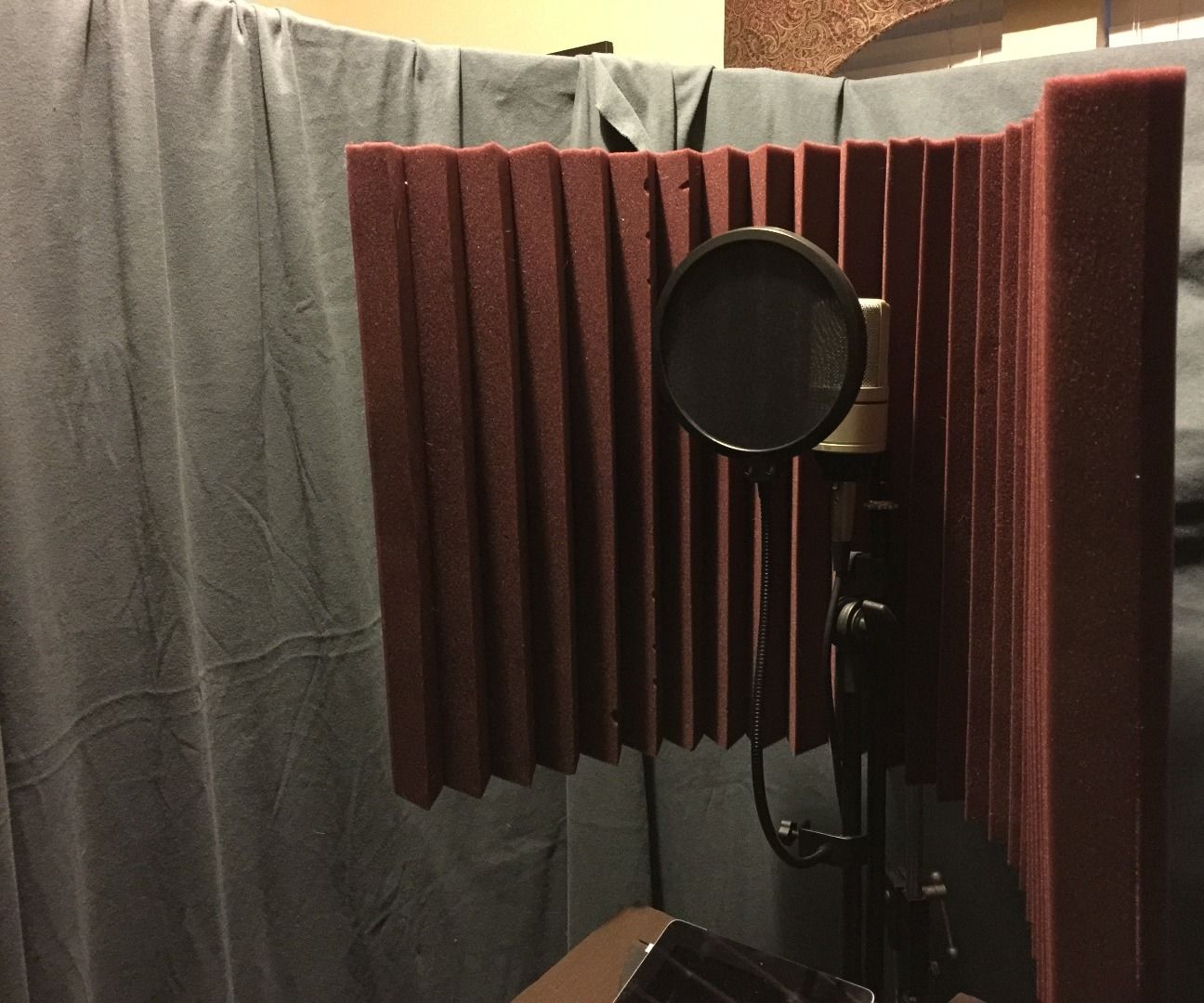 Vocal GOBO - Sound Dampener Shield - Vocal Booth - Vocal Box ...