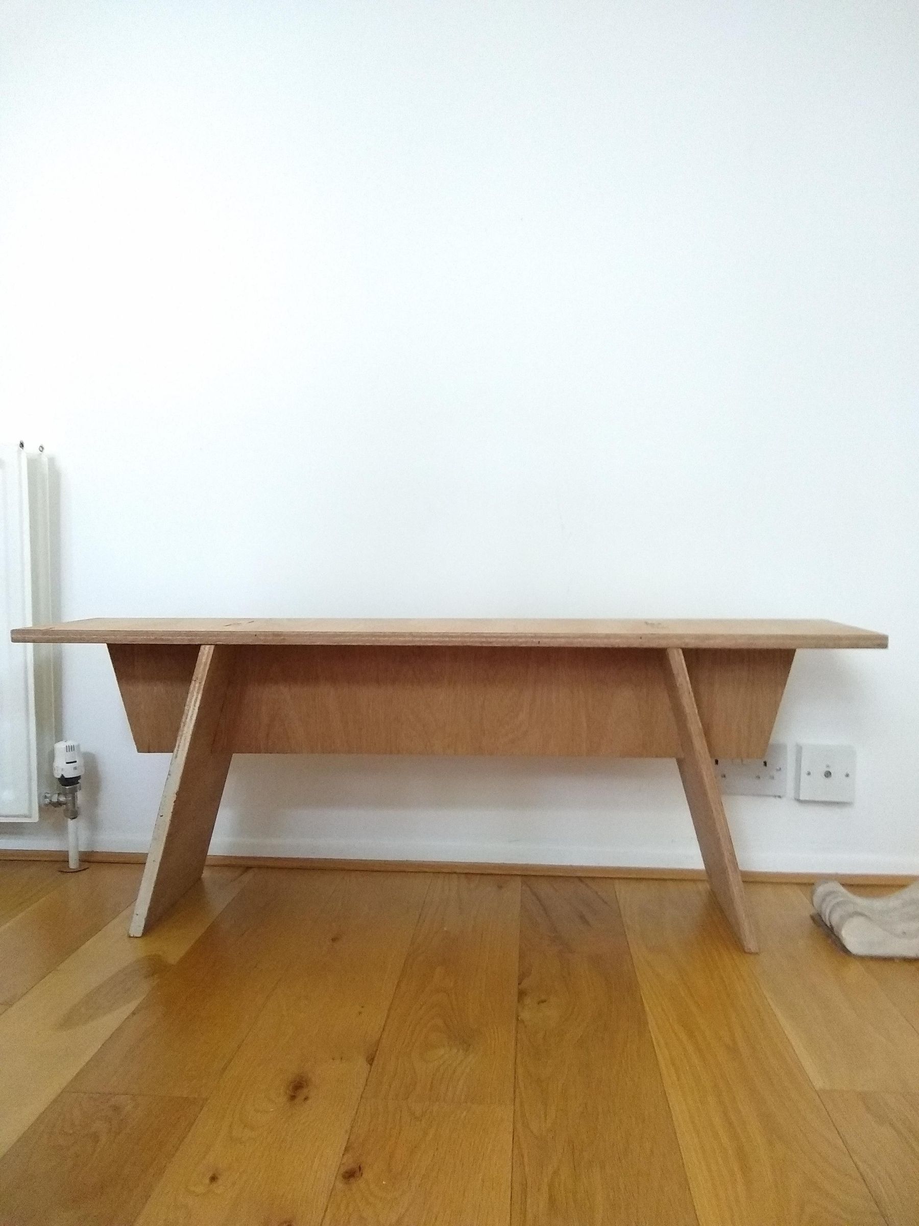 Modern Plywood Bench From One Sheet of Scrap! : 10 Steps (with Pictures ...