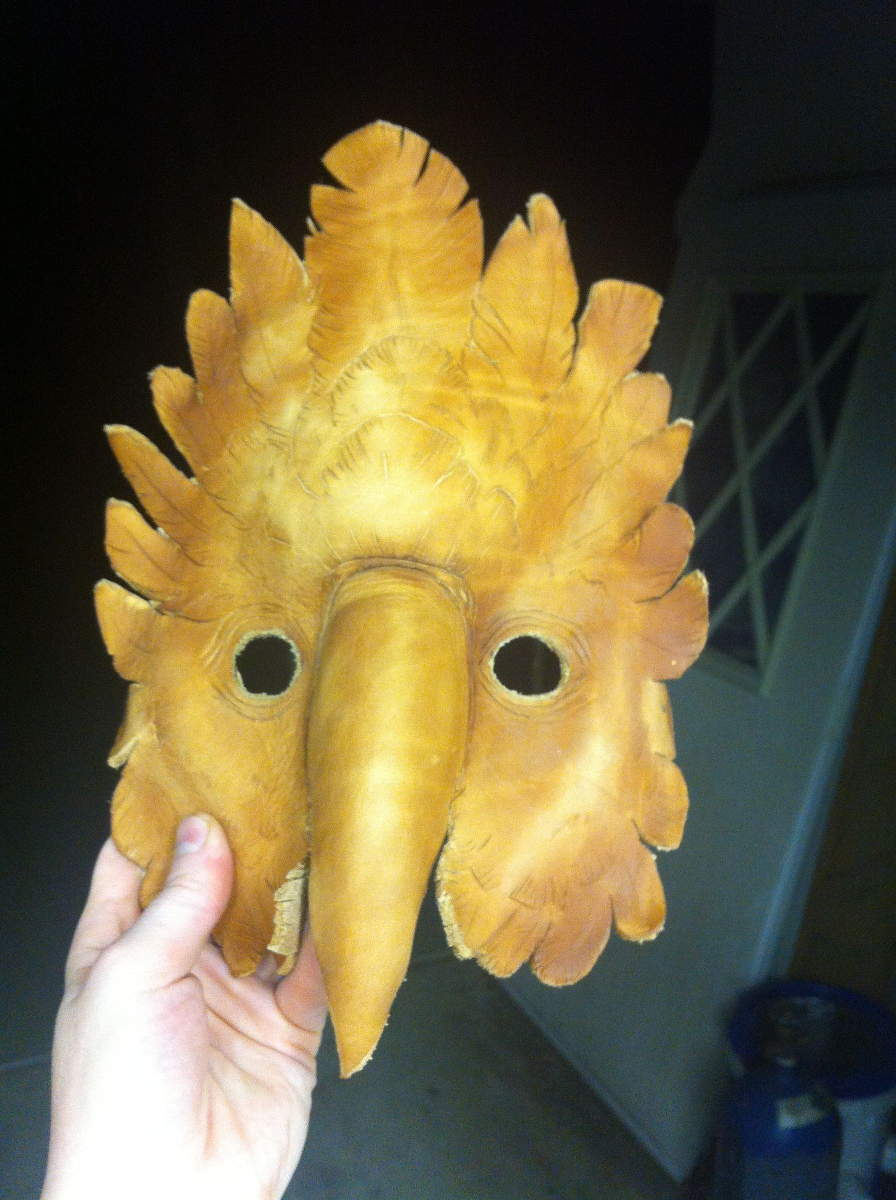 Cockatoo Parrot Leather Mask Tutorial: From Concept to Completion : 8 ...