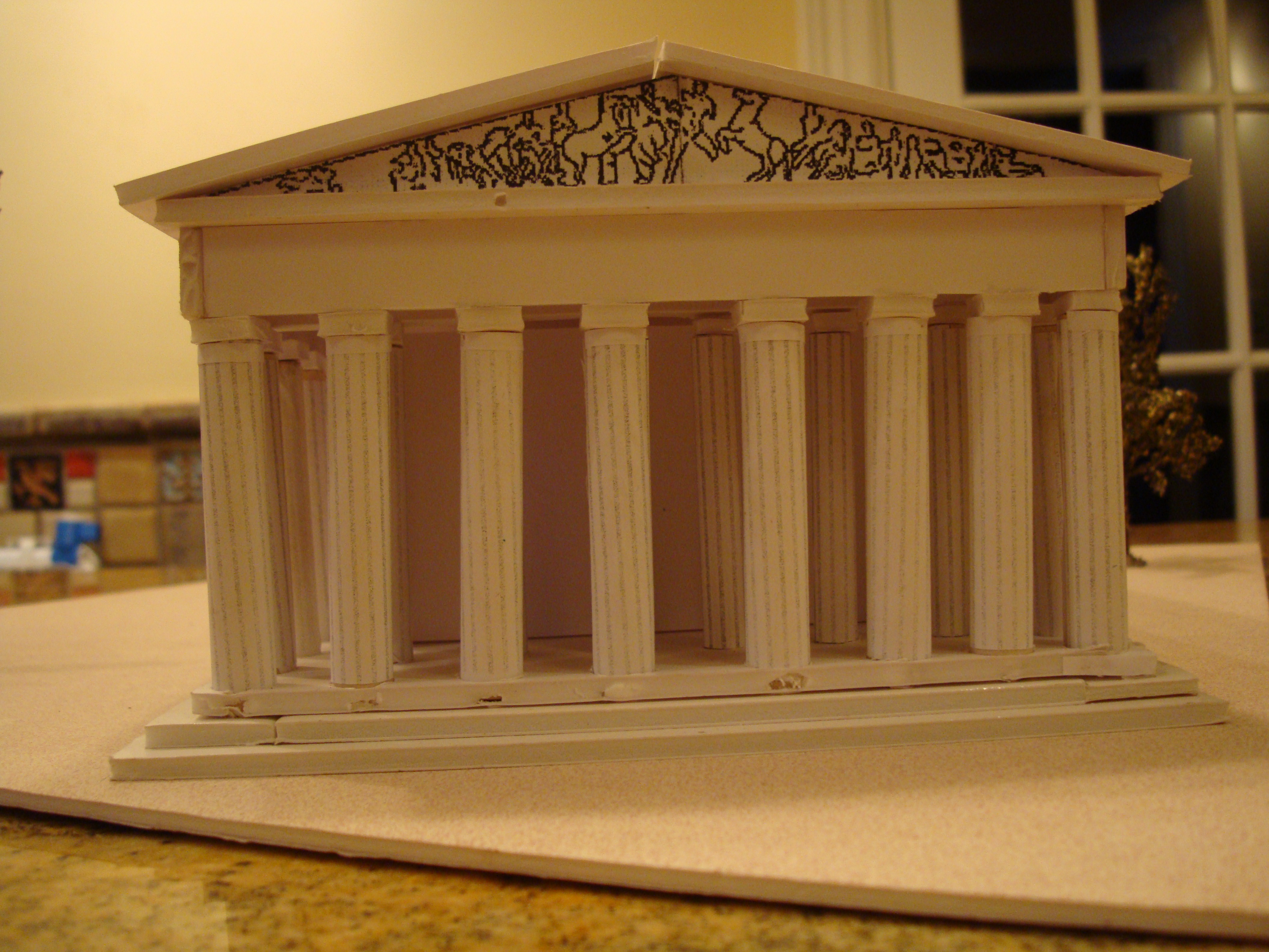 The Parthenon Athens Greece Model - Instructables