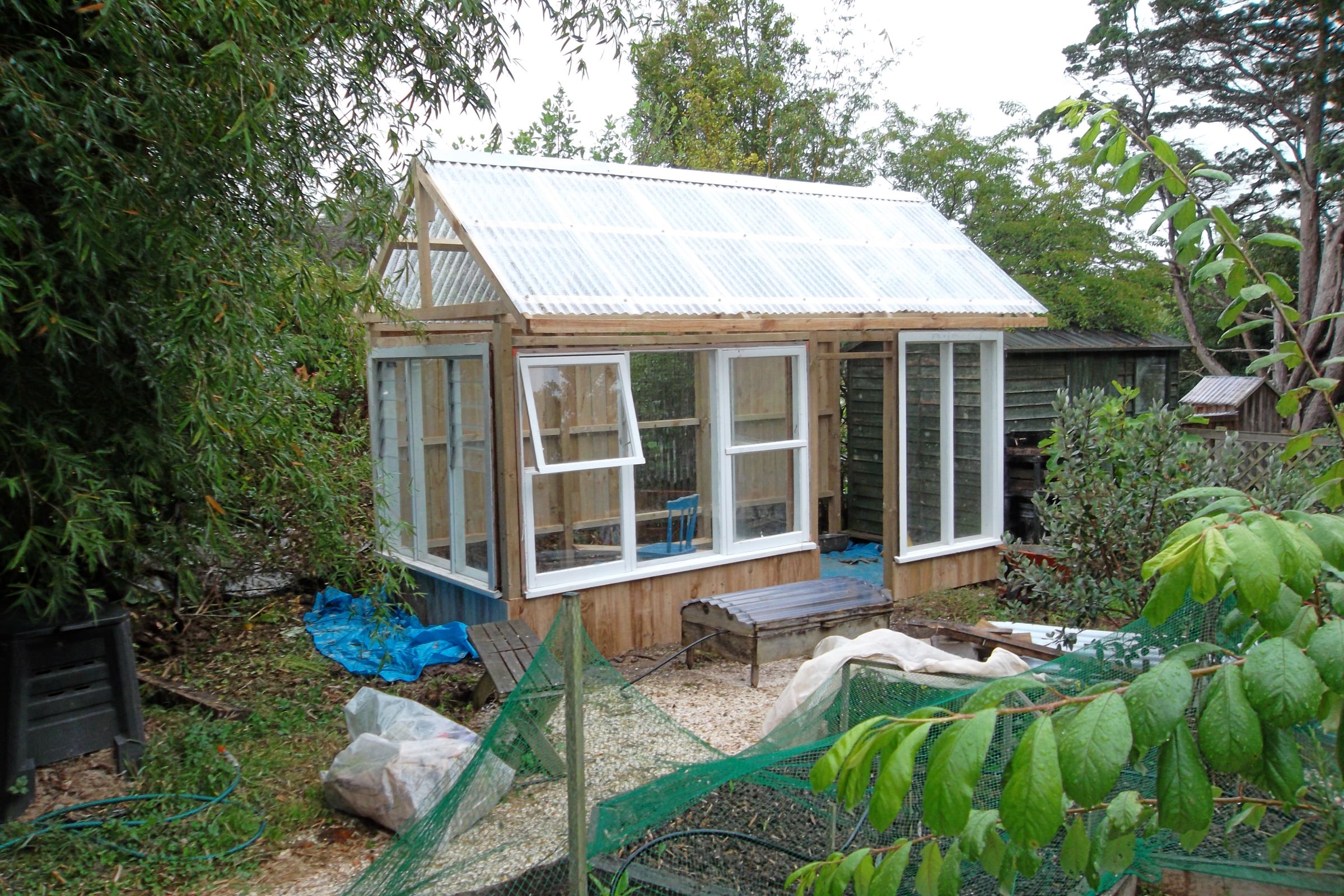Greenhouse Made From Recycled Windows - Instructables