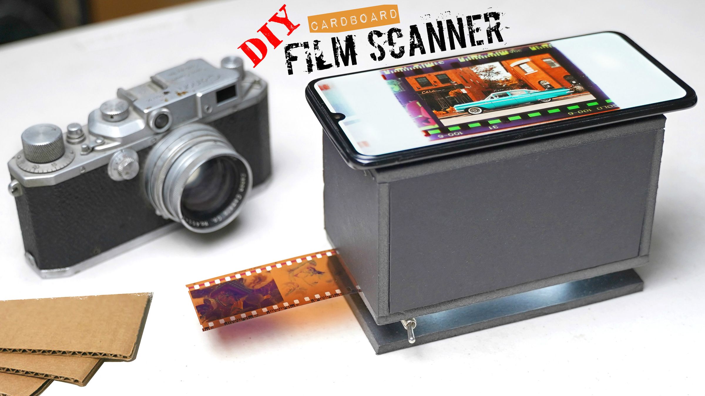 DIY Cardboard Smartphone Film Scanner : 19 Steps (with Pictures ...