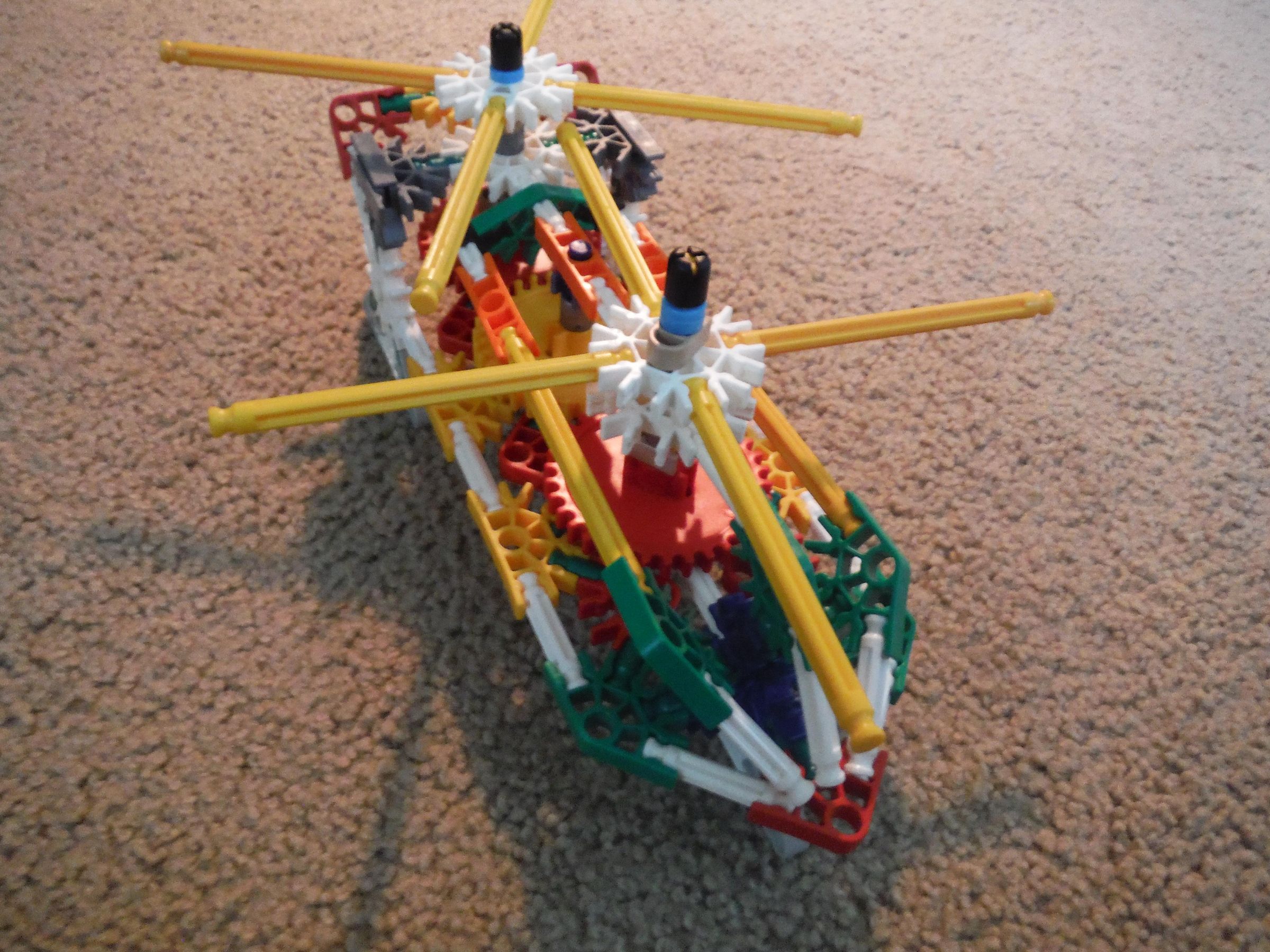 K'nex Tandem Rotor Helicopter : 6 Steps - Instructables