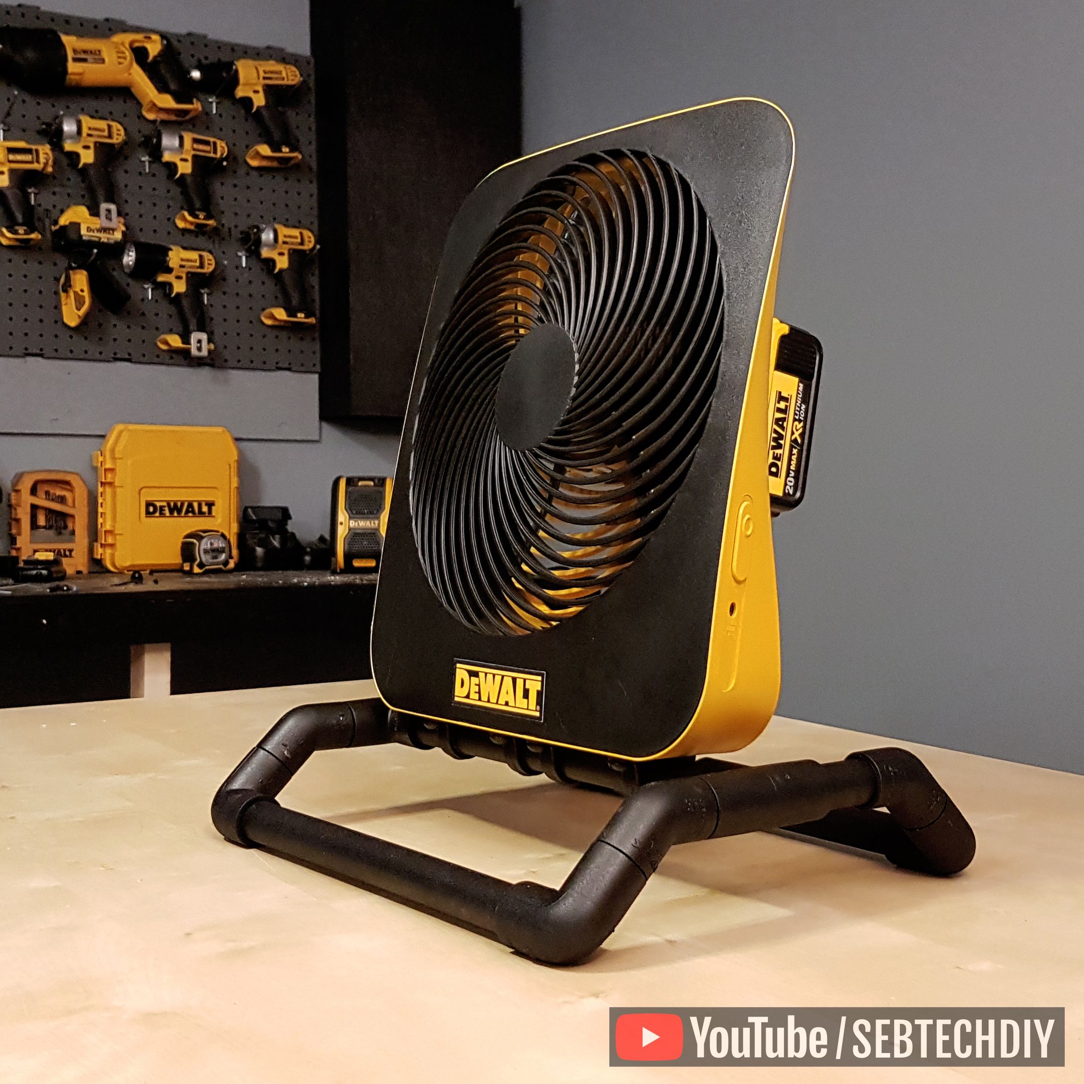 DIY Dewalt Cordless Fan : 8 Steps (with Pictures) - Instructables