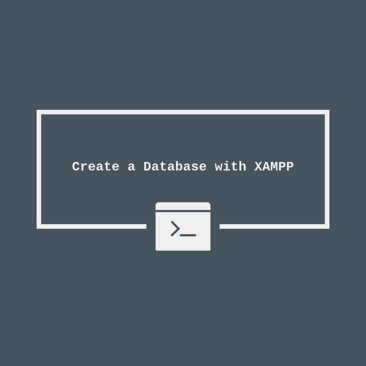 Creating a Database With XAMPP : 4 Steps - Instructables