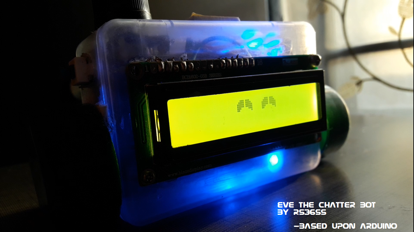 Eve, the Arduino Chatbot : 14 Steps (with Pictures) - Instructables
