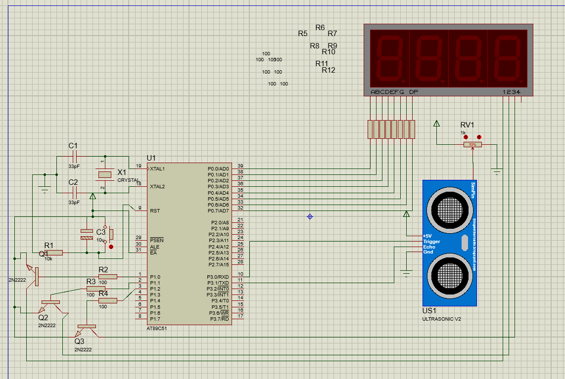 Ultrasonic Range Finder Using 8051 : 4 Steps - Instructables