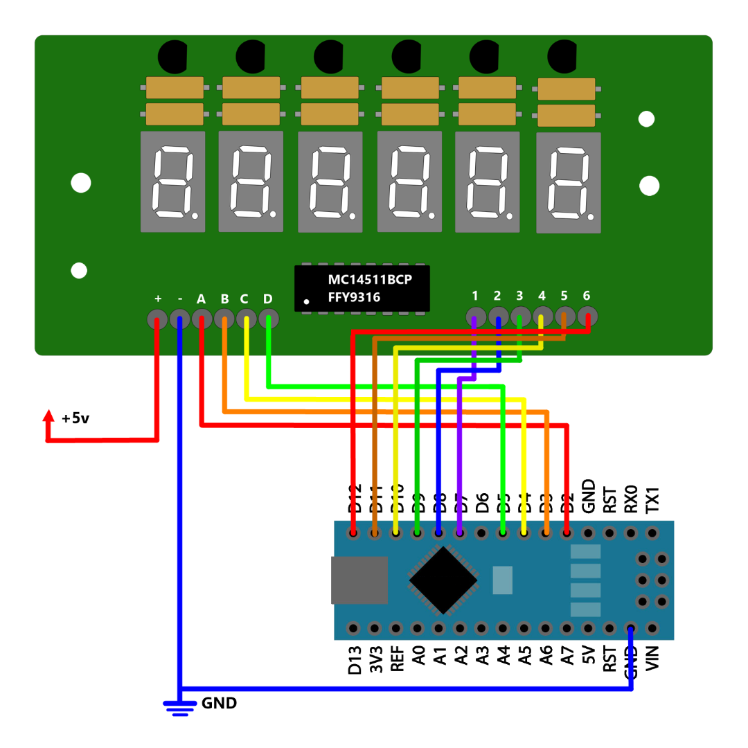 Driving Multiplexed 7 Segment Display : 4 Steps - Instructables