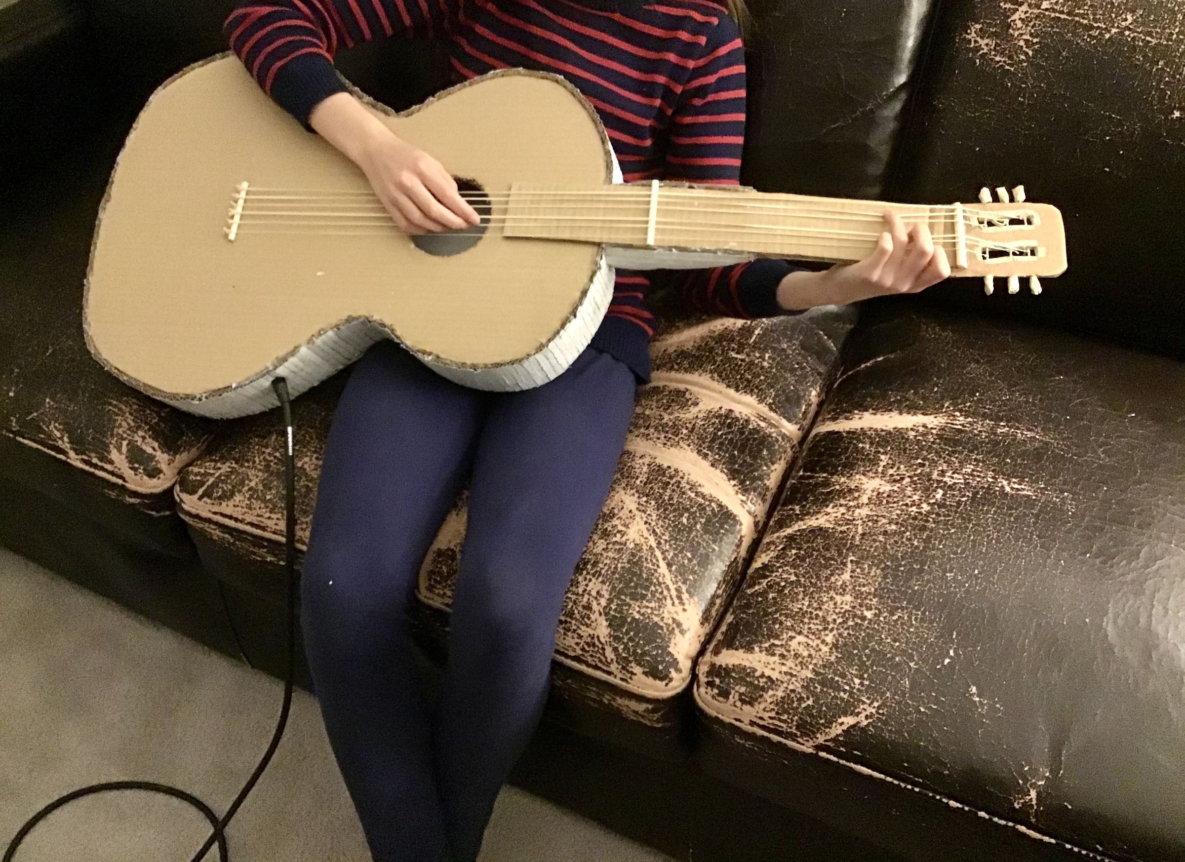 Homemade Cardboard Electric Guitar : 13 Steps (with Pictures ...
