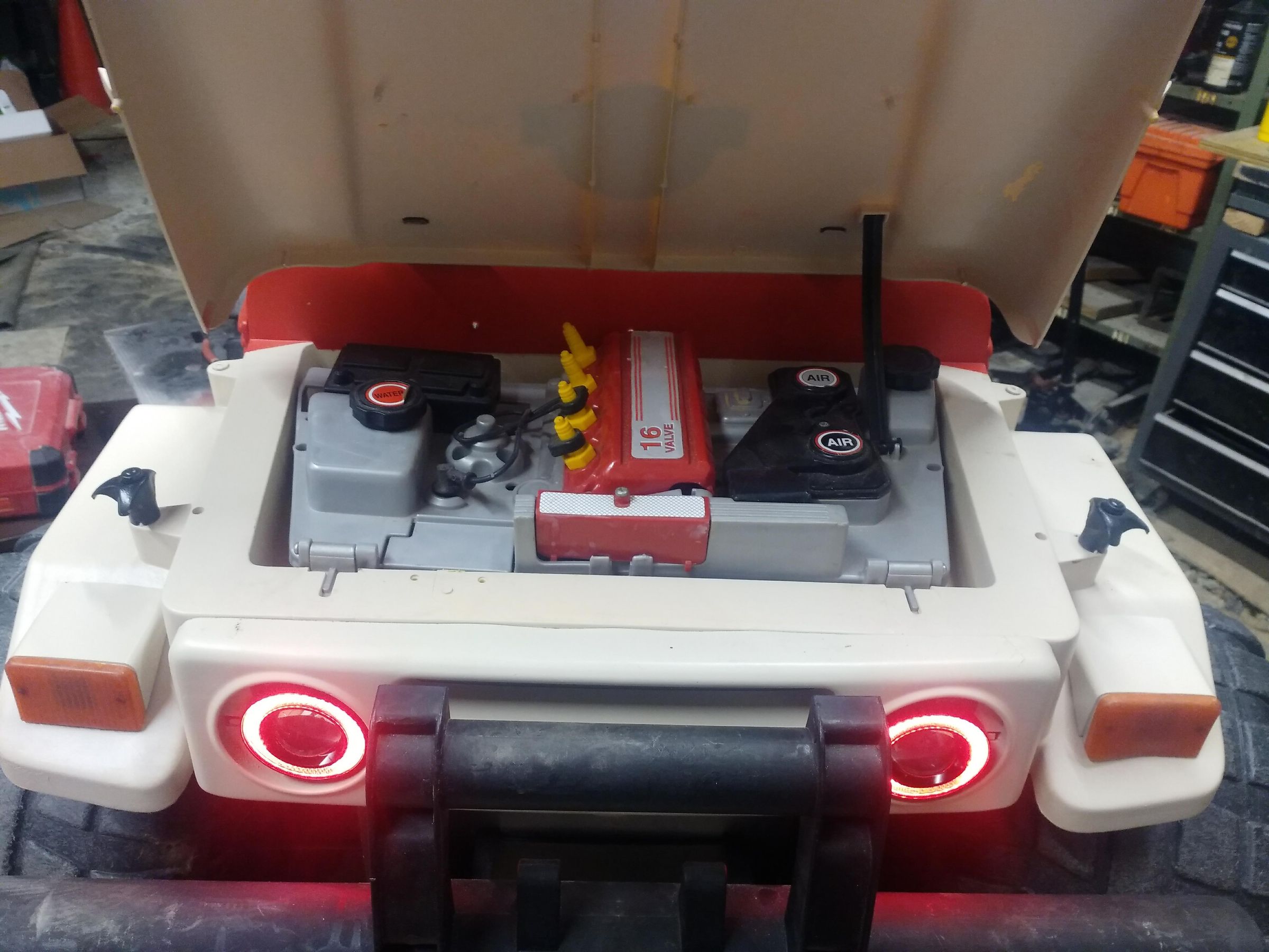 Jurassic Park Power Wheels Jeep - Paint / LED Lighs / Easy ESC Speed ...