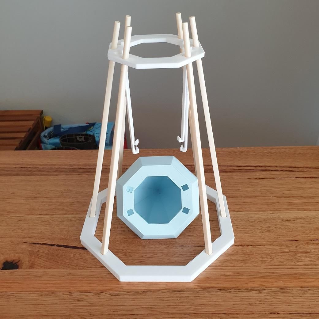 Recycled Chopsticks Flower/plant Stand : 7 Steps (with Pictures ...