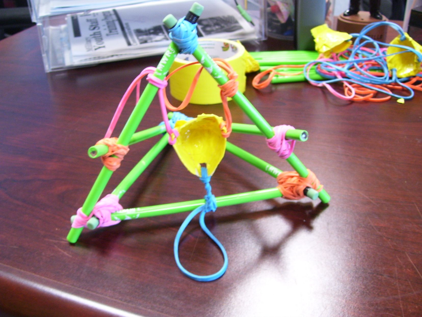 Youth Center Desktop Slingshot Catapult : 7 Steps (with Pictures ...
