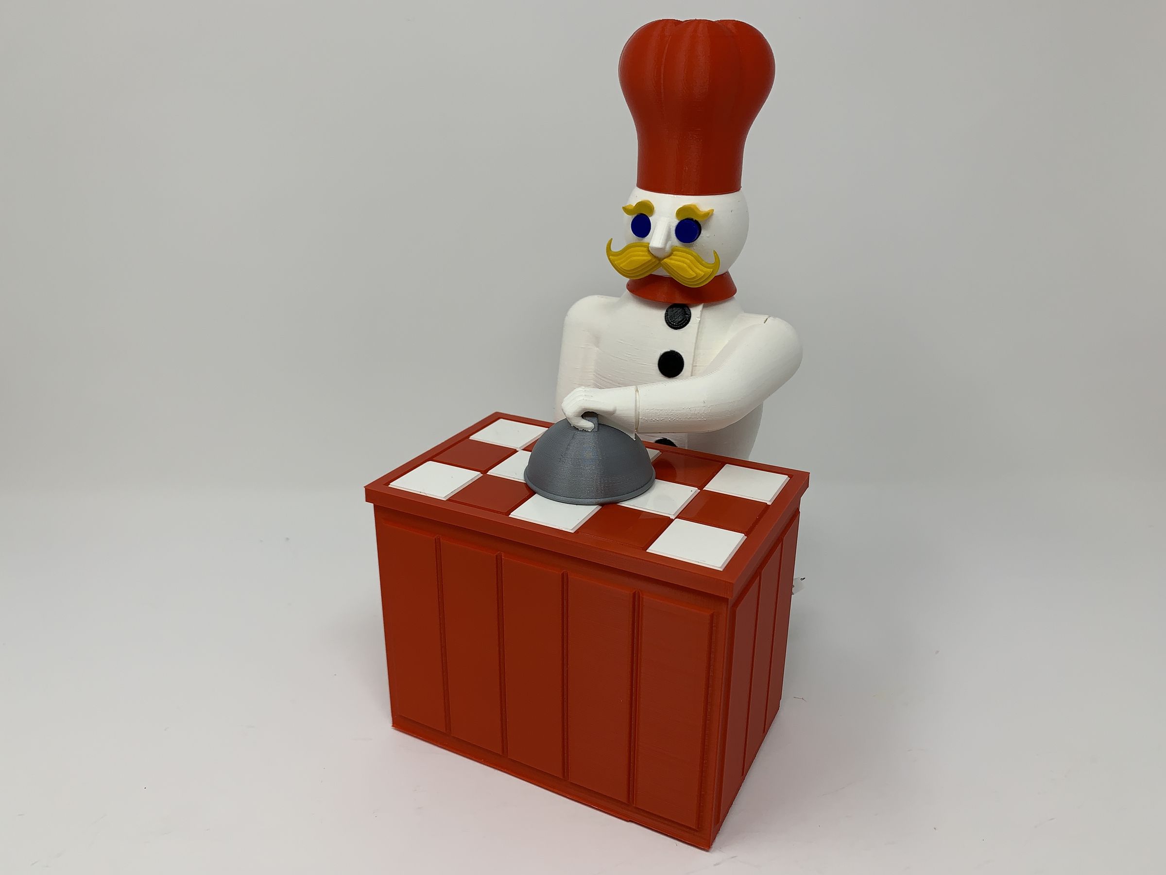 The "Magic Chef", a 3D Printed Automata. : 5 Steps (with Pictures ...