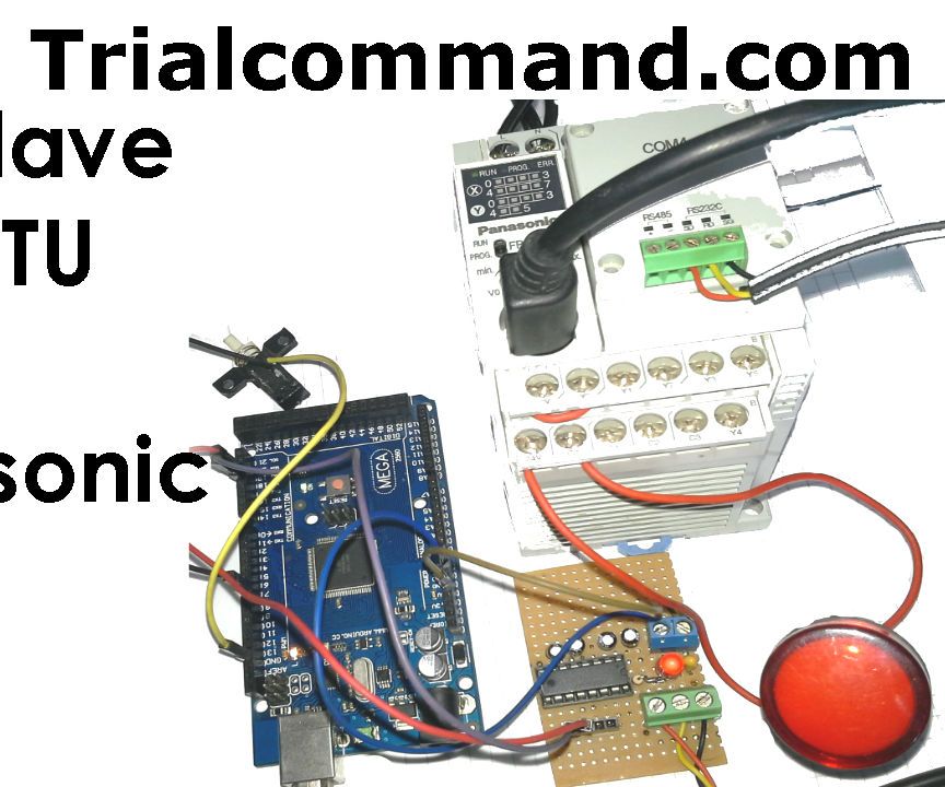 arduino modbus master rtu and hmi gt01 panasonic DIY Project - Step-by ...
