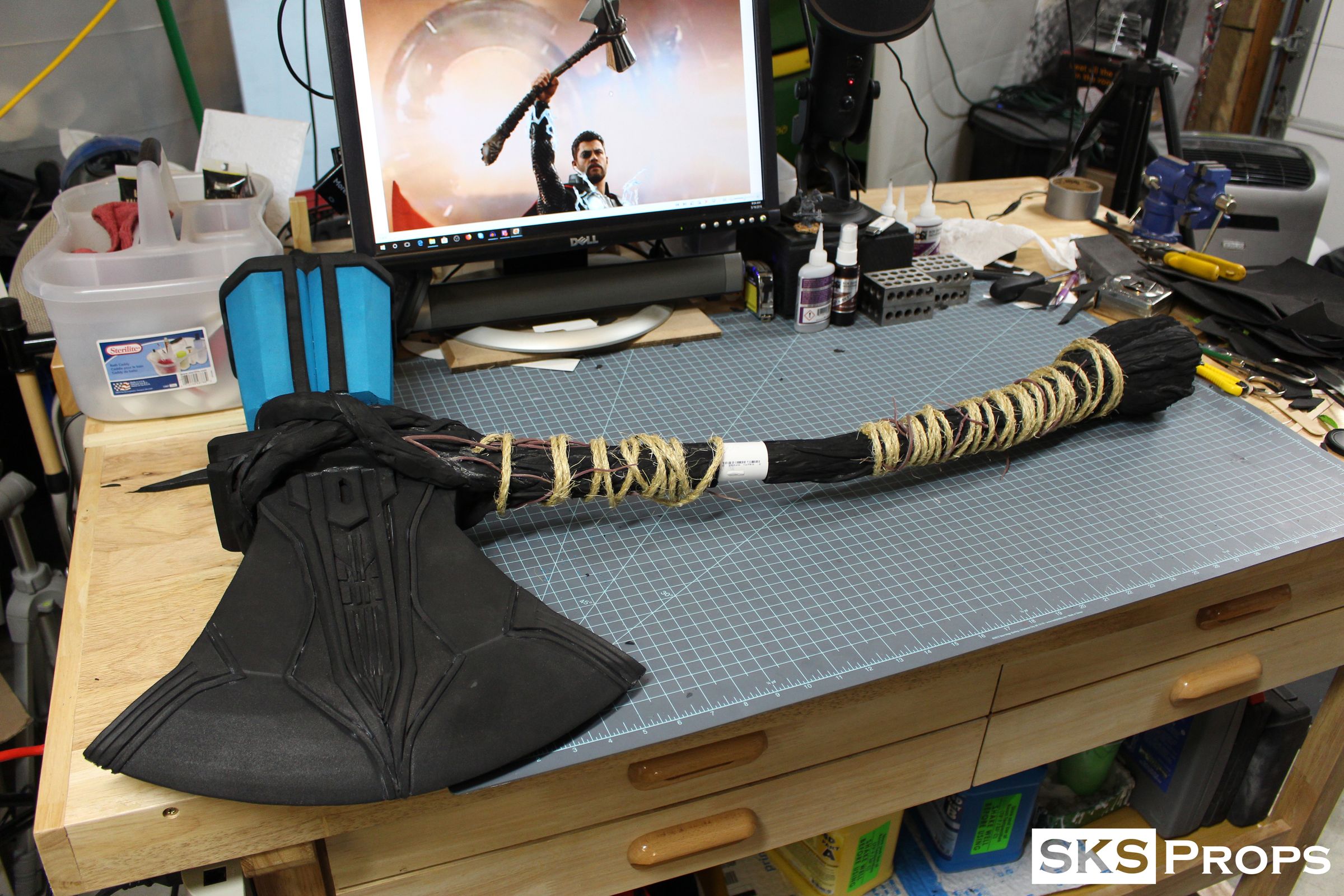 Thor's Stormbreaker Foam Cosplay Weapon - SKS Props : 11 Steps (with ...