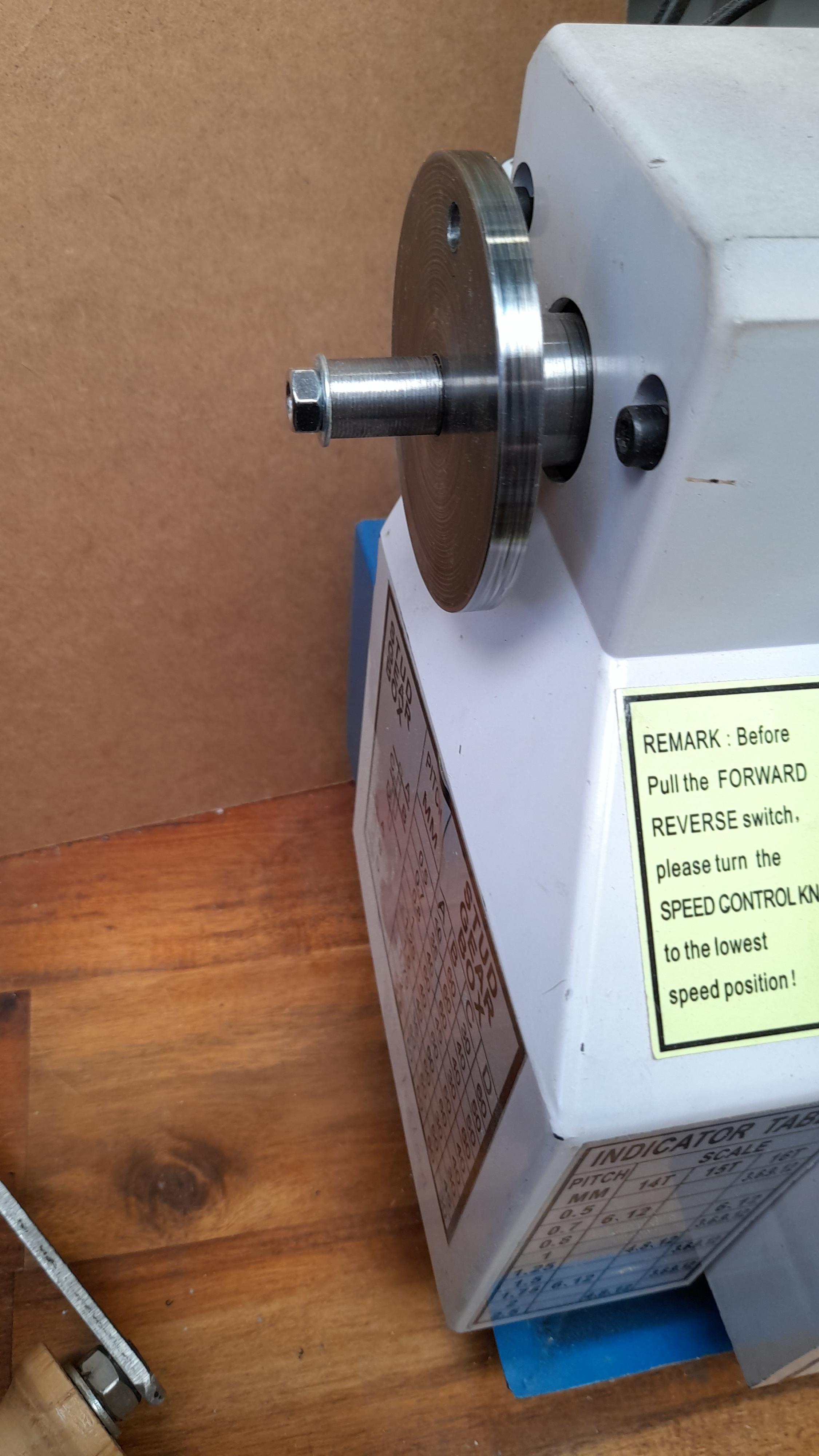 A Quick-release Spindle Crank for the Mini Lathe : 5 Steps (with ...