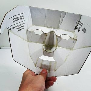 Cardboard Mask - Instructables