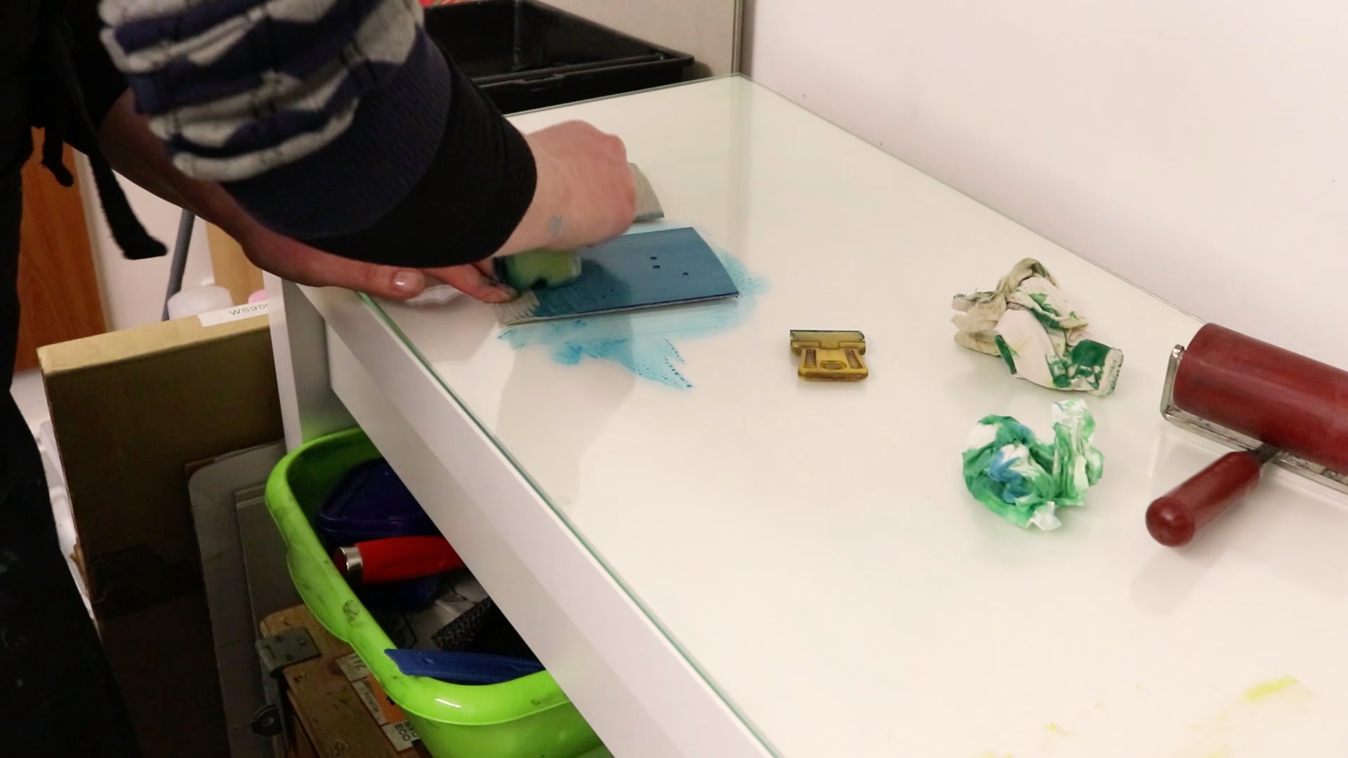 Make a Two-colour Linocut Relief Print : 12 Steps (with Pictures ...