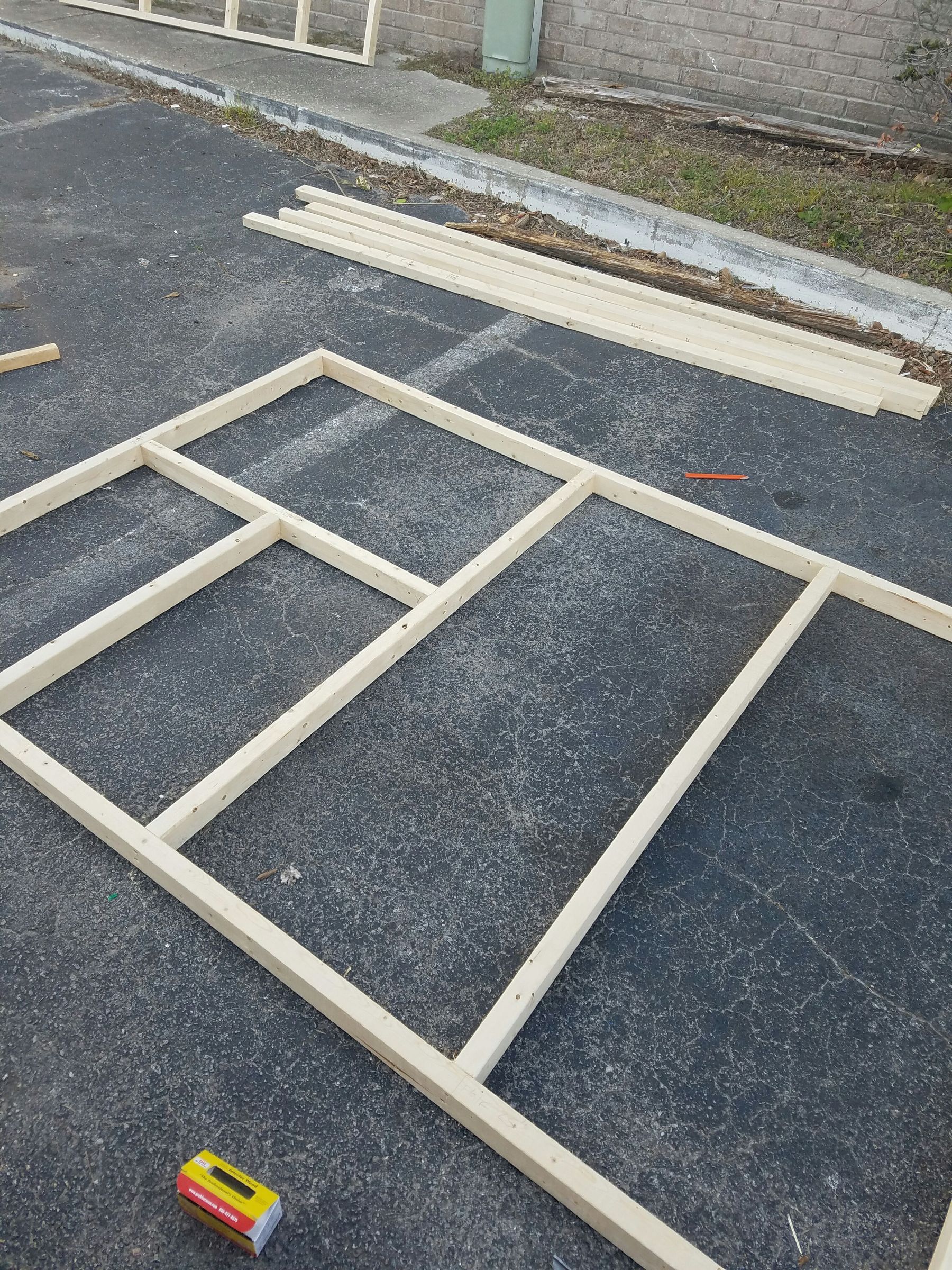 DIY 4X8 Micro-Tiny House Camper on Harbor Freight Trailer : 17 Steps ...